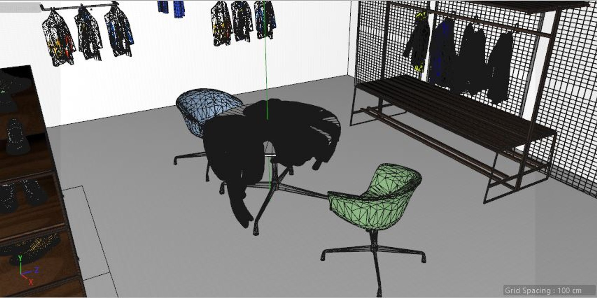 3D Realistic Isometric Clothes Shop Model - TurboSquid 1514596