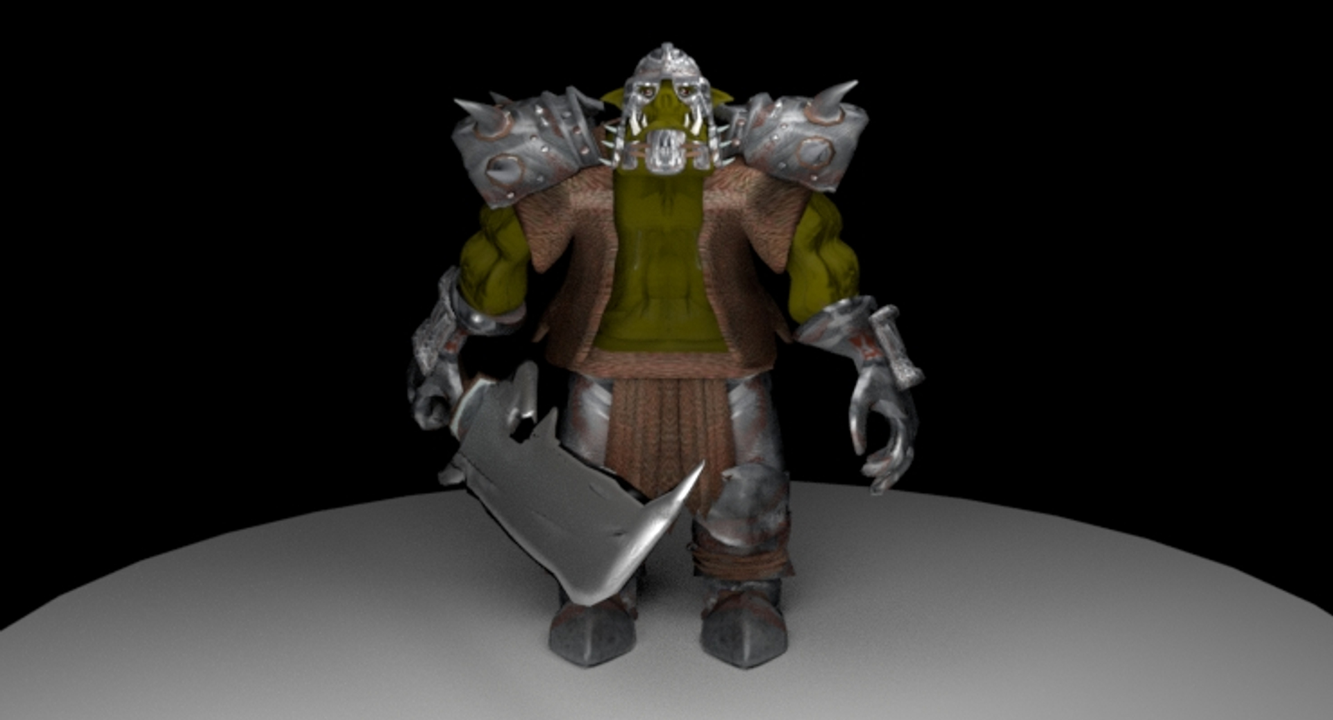3D Orc Rigged Animation Model - TurboSquid 1201513