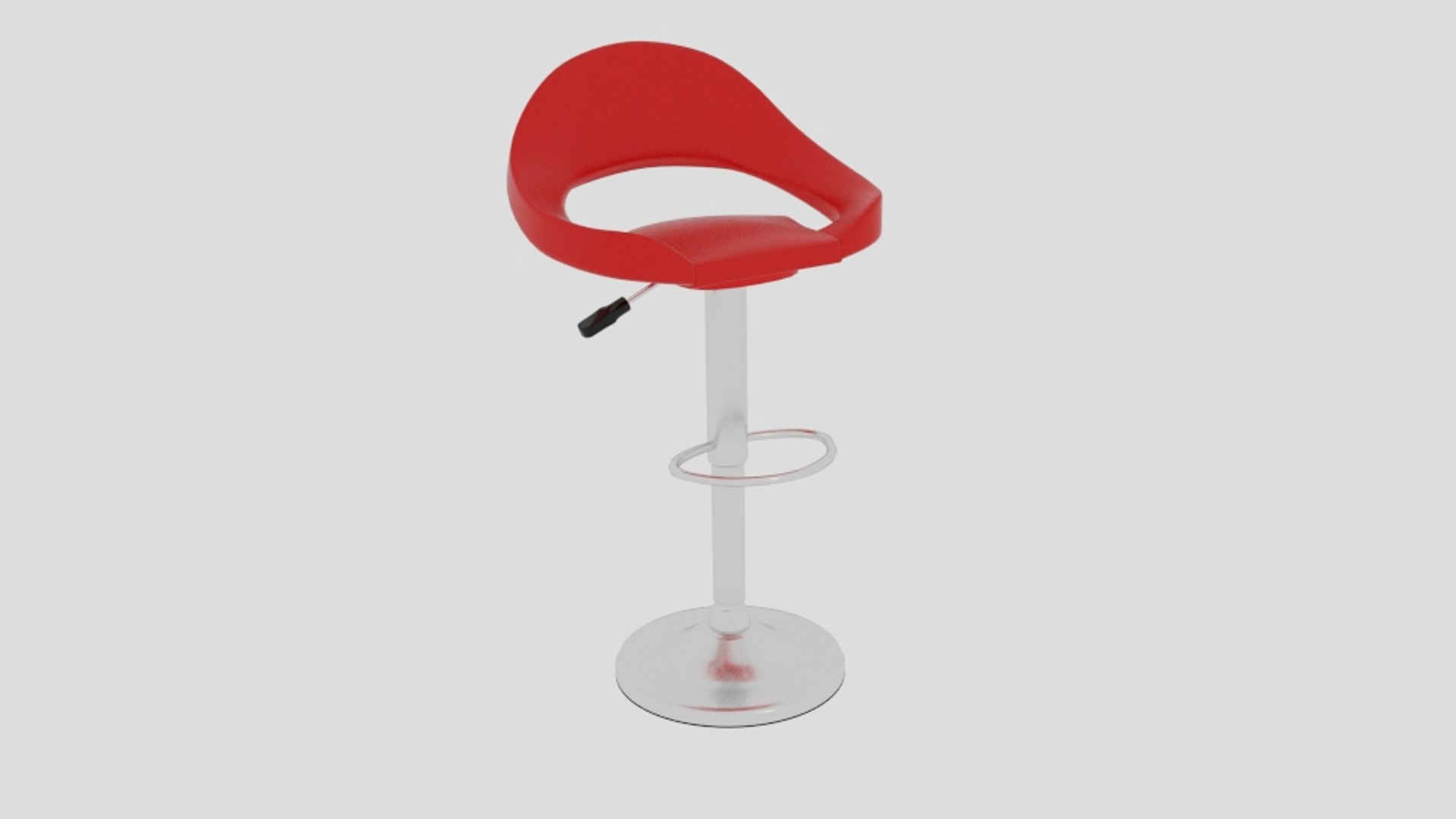 3d bar stool model