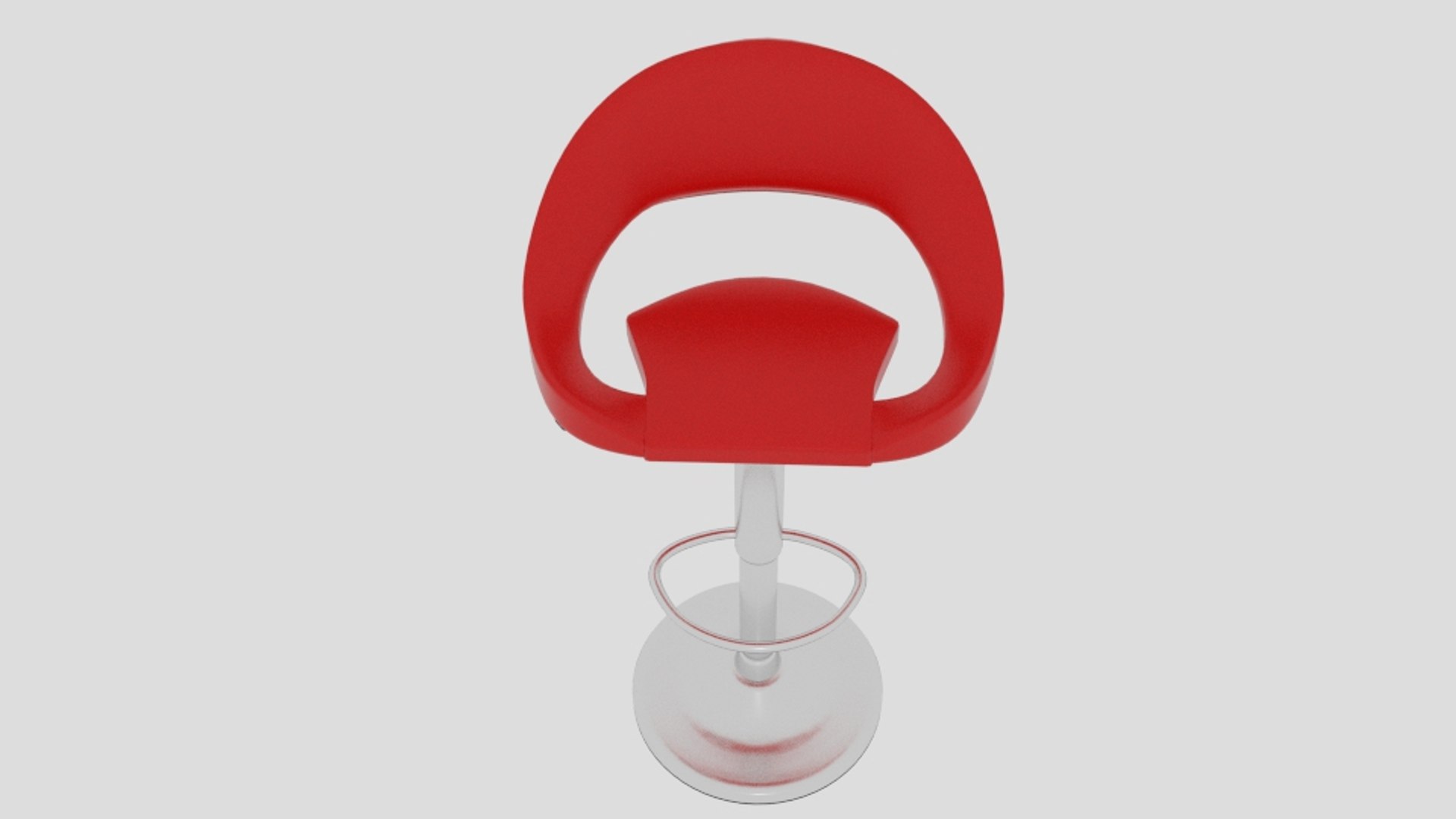 3d bar stool model
