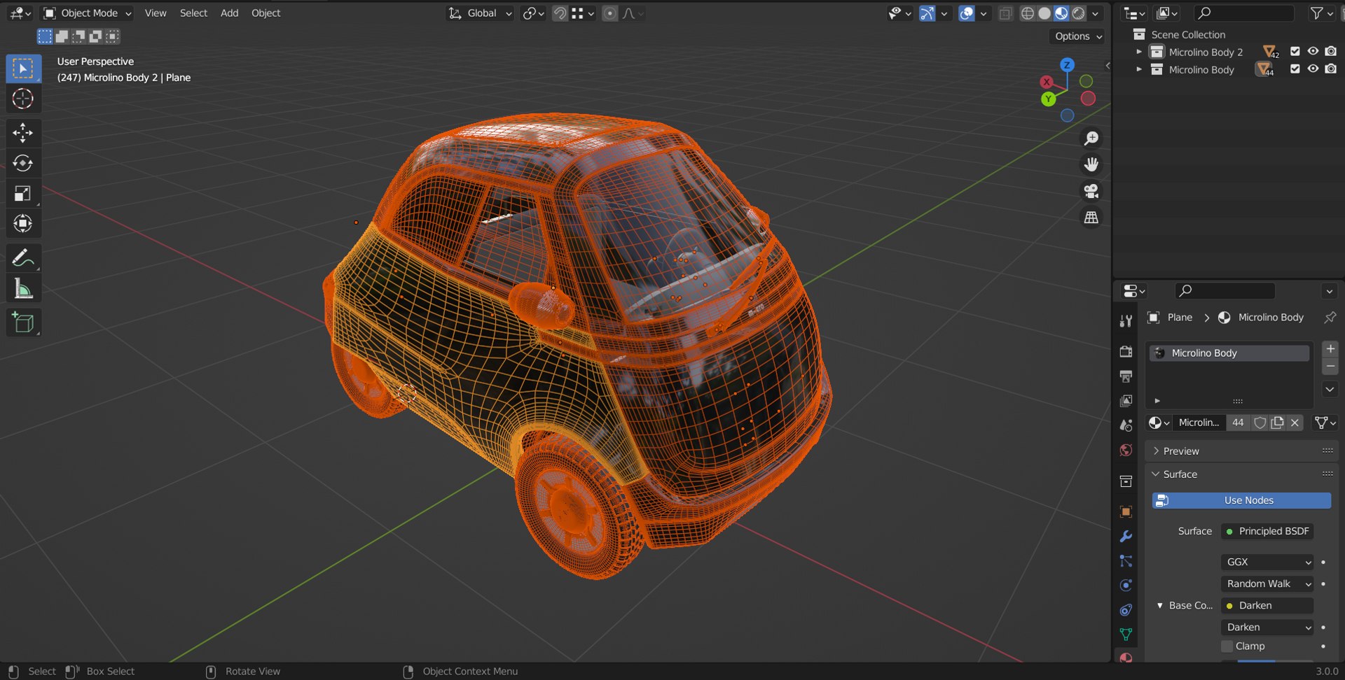 Microlino Electric Scooter Car Balck Model - TurboSquid 2188205