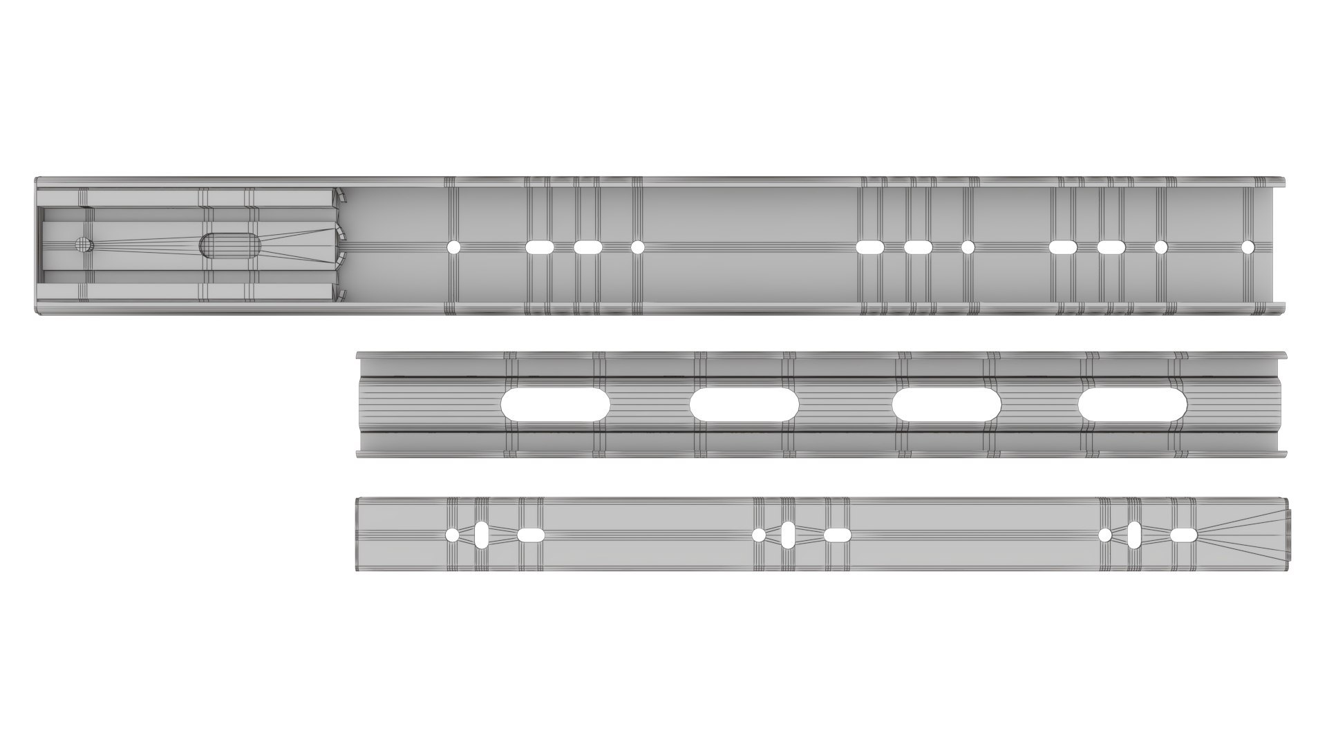 Drawer Runner 3D Model - TurboSquid 1663966