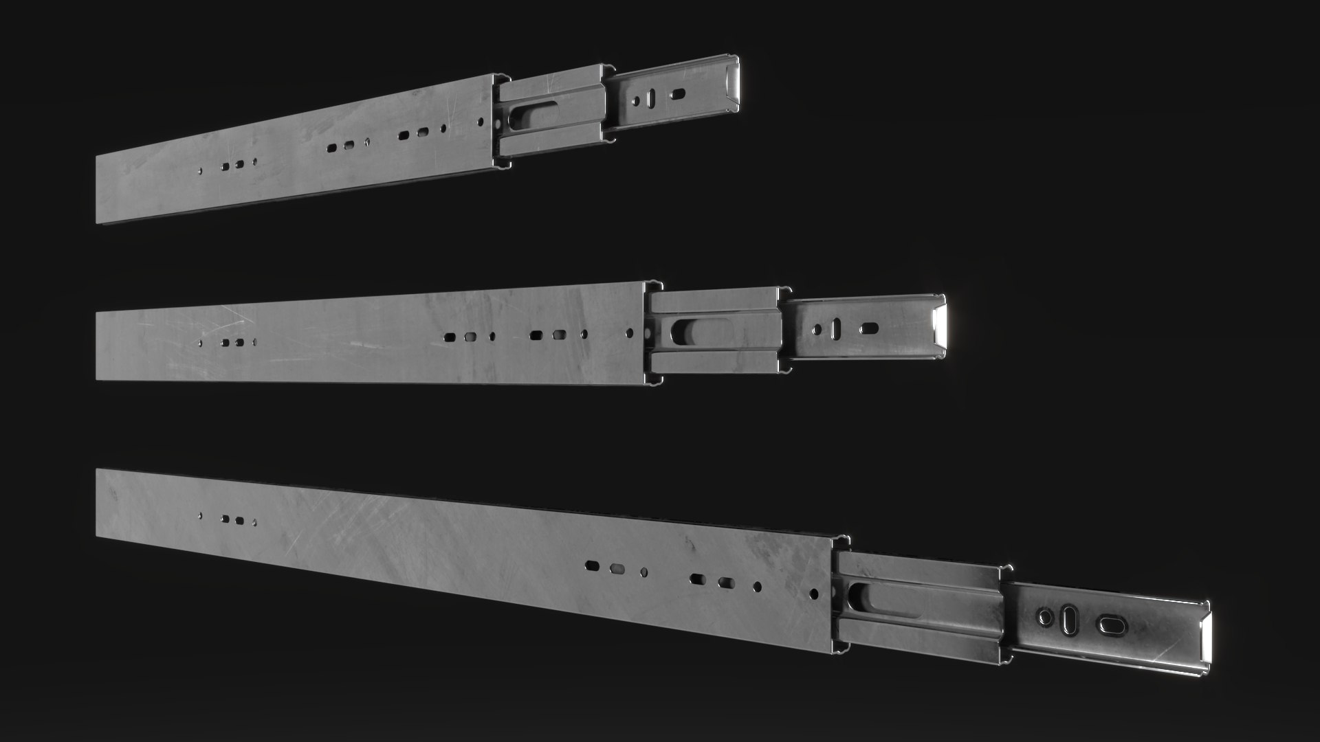 Drawer Runner 3D Model - TurboSquid 1663966