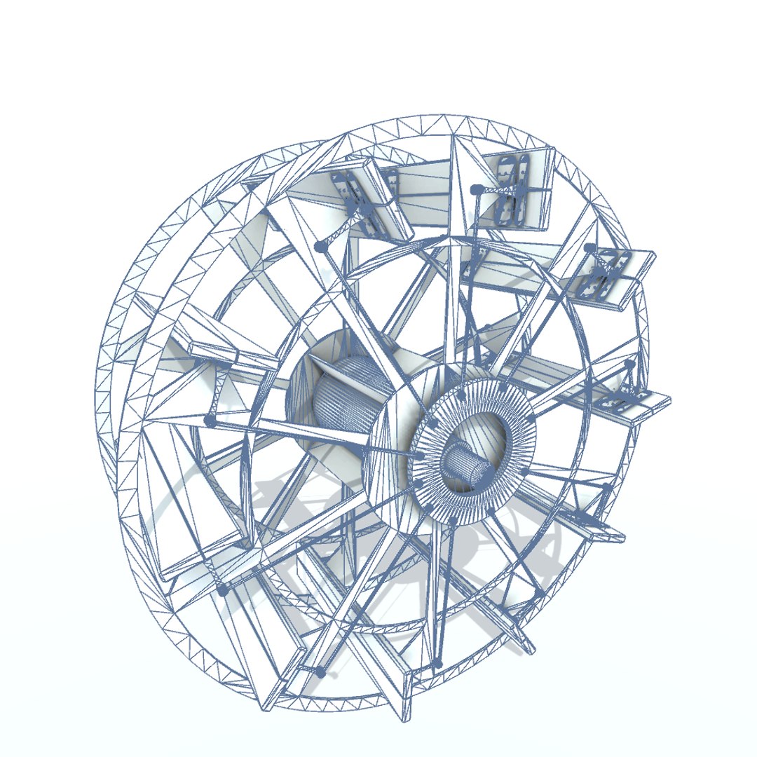Wheel Paddle 3D Model - TurboSquid 1197222
