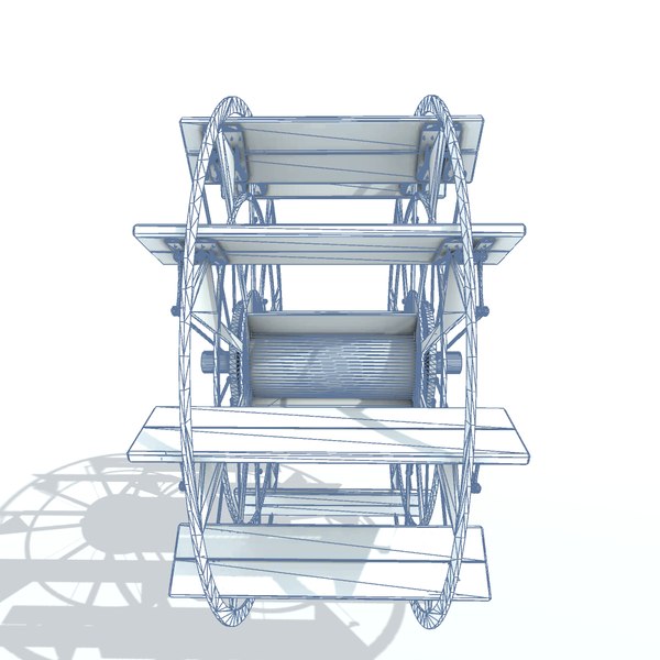 Wheel paddle 3D model - TurboSquid 1197222