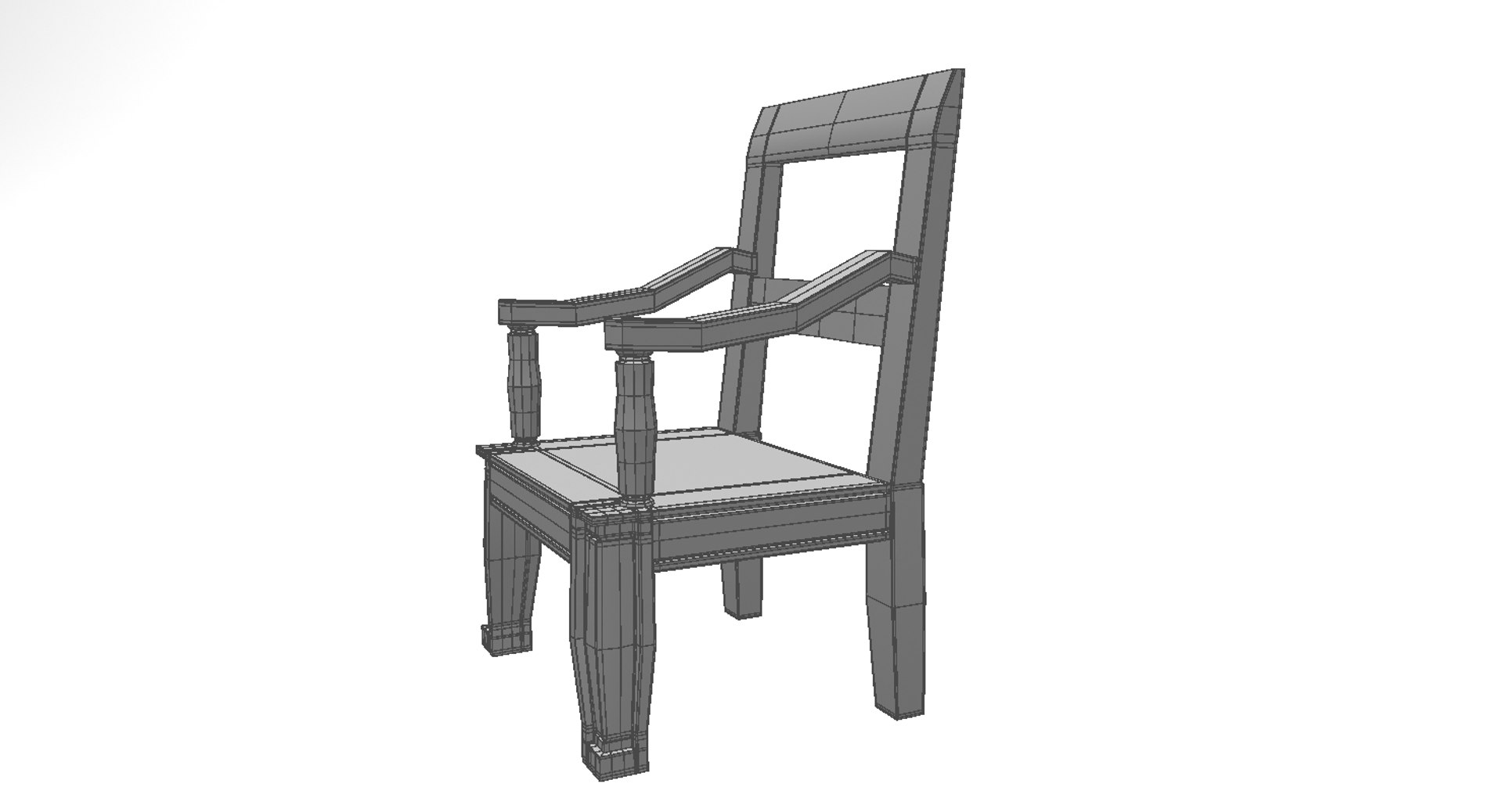 Cartoon Chair 3D Model - TurboSquid 1435032