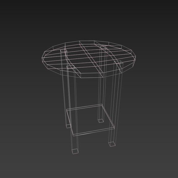 3d model lampstand stand