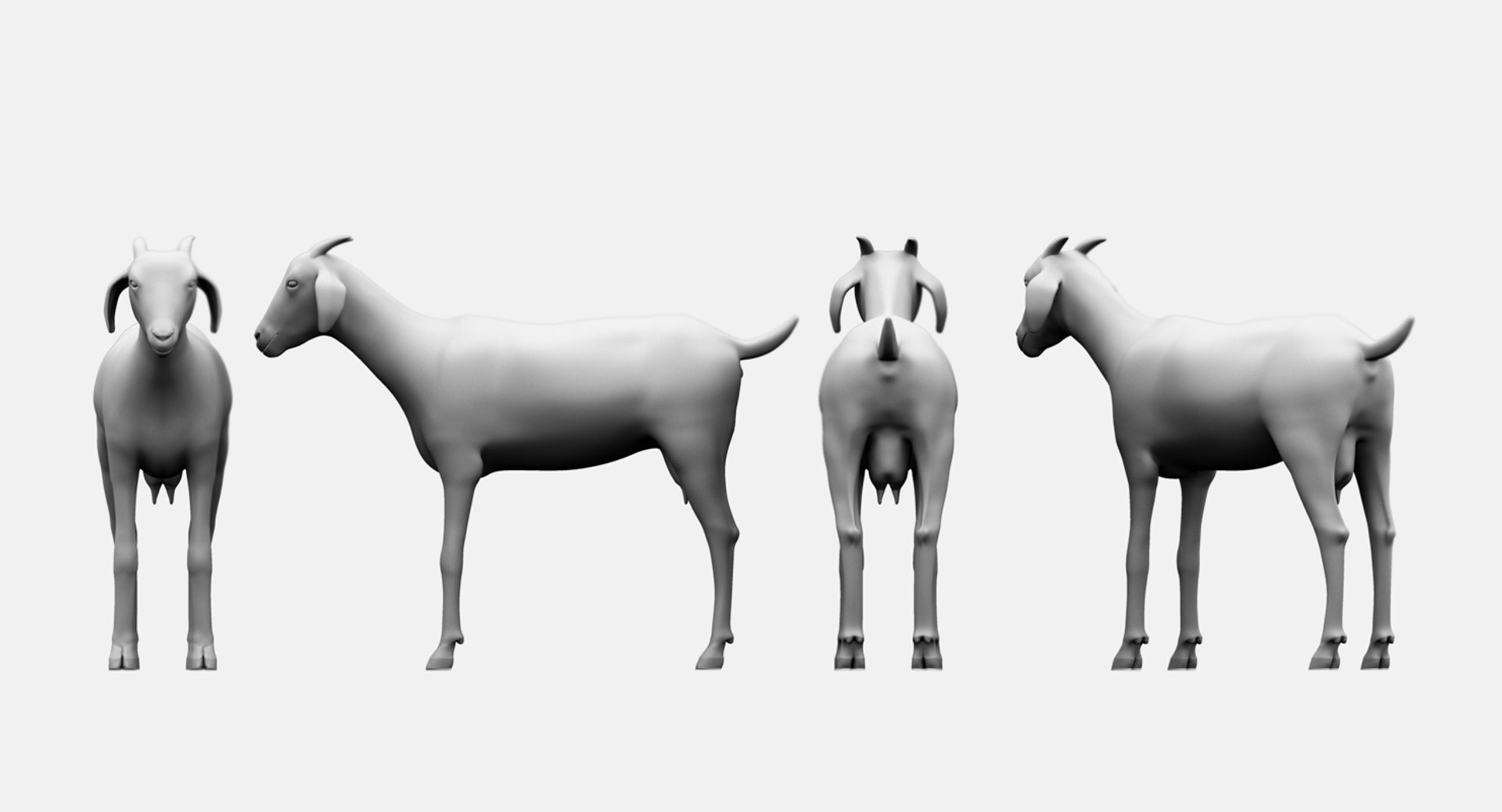 Goat 3D - TurboSquid 1477196