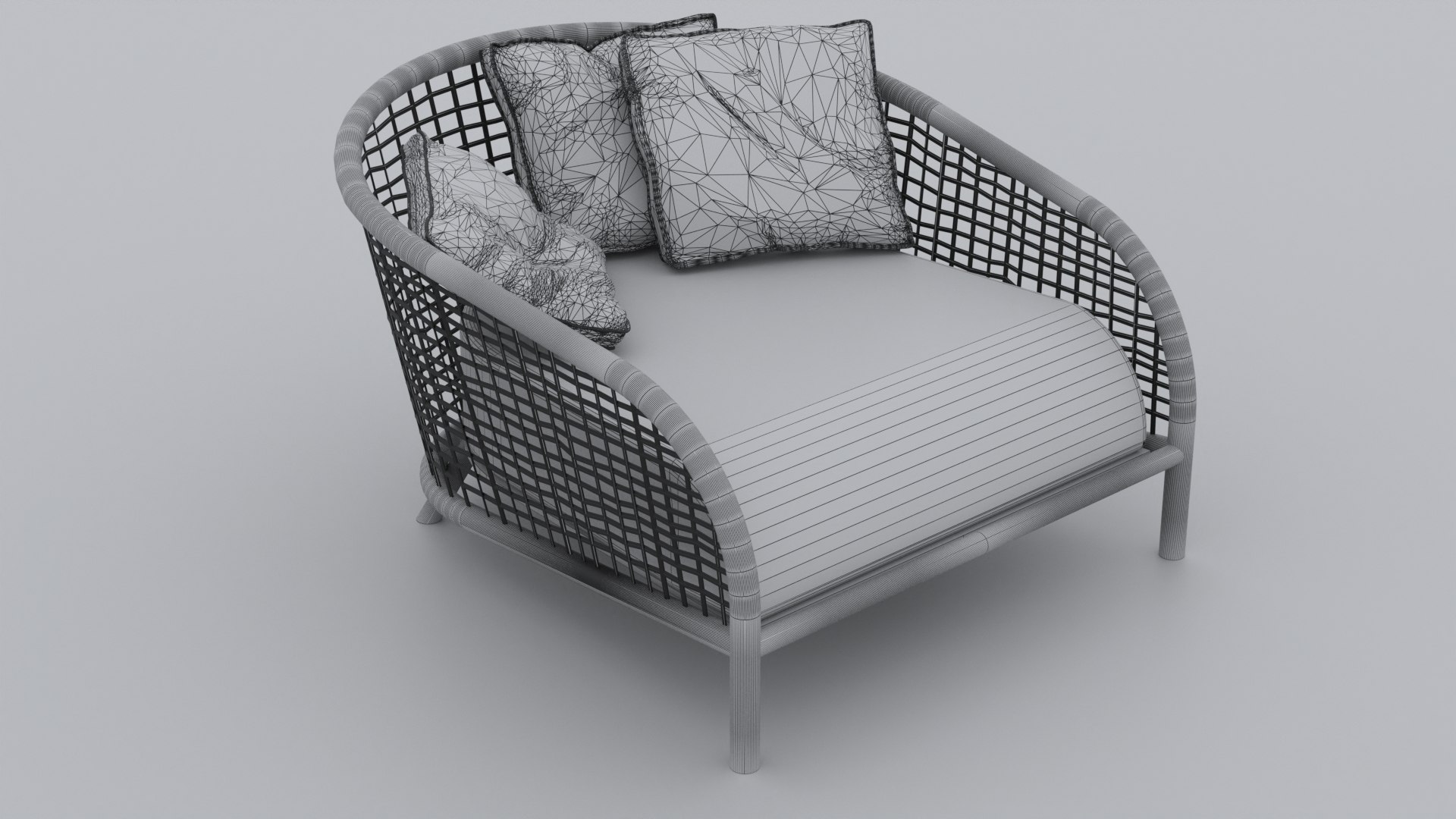 Wicker Chair 3D Model - TurboSquid 2161038