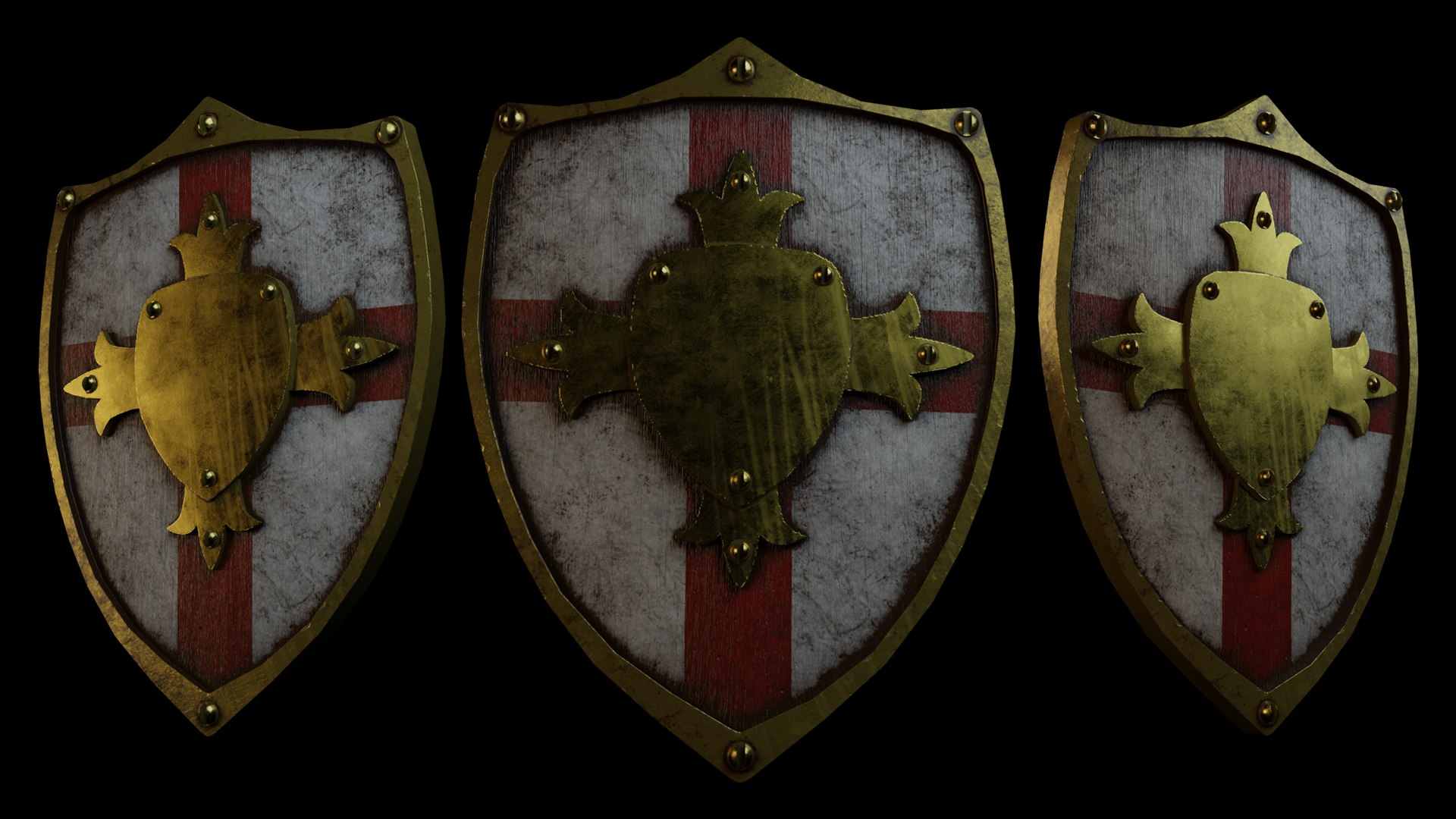 3D Model Shield - TurboSquid 2111635