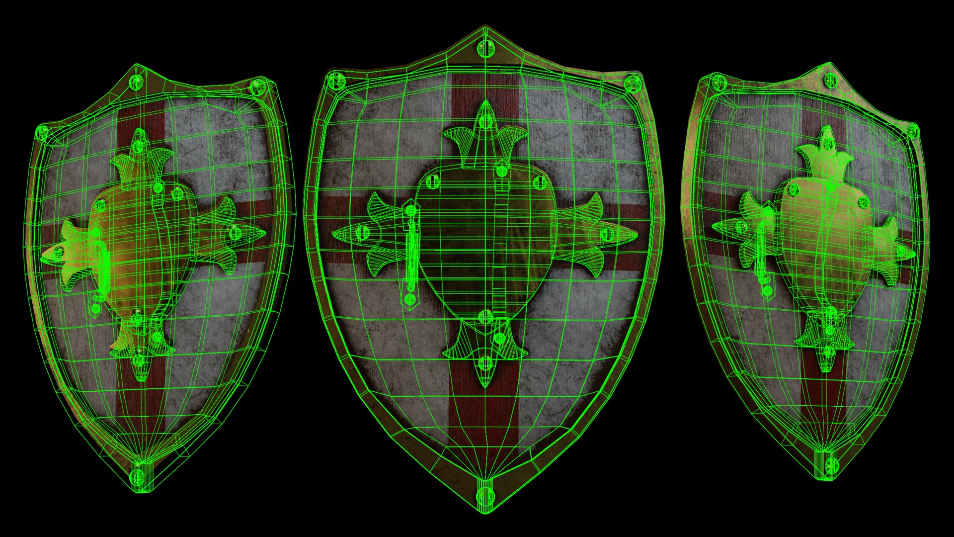 3D Model Shield - TurboSquid 2111635