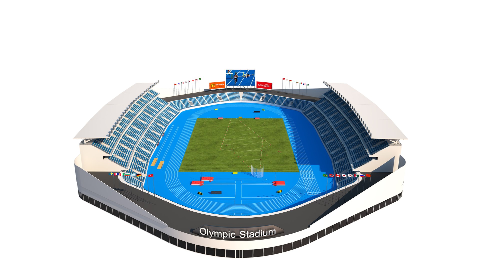 3D stadium arena - TurboSquid 1435315