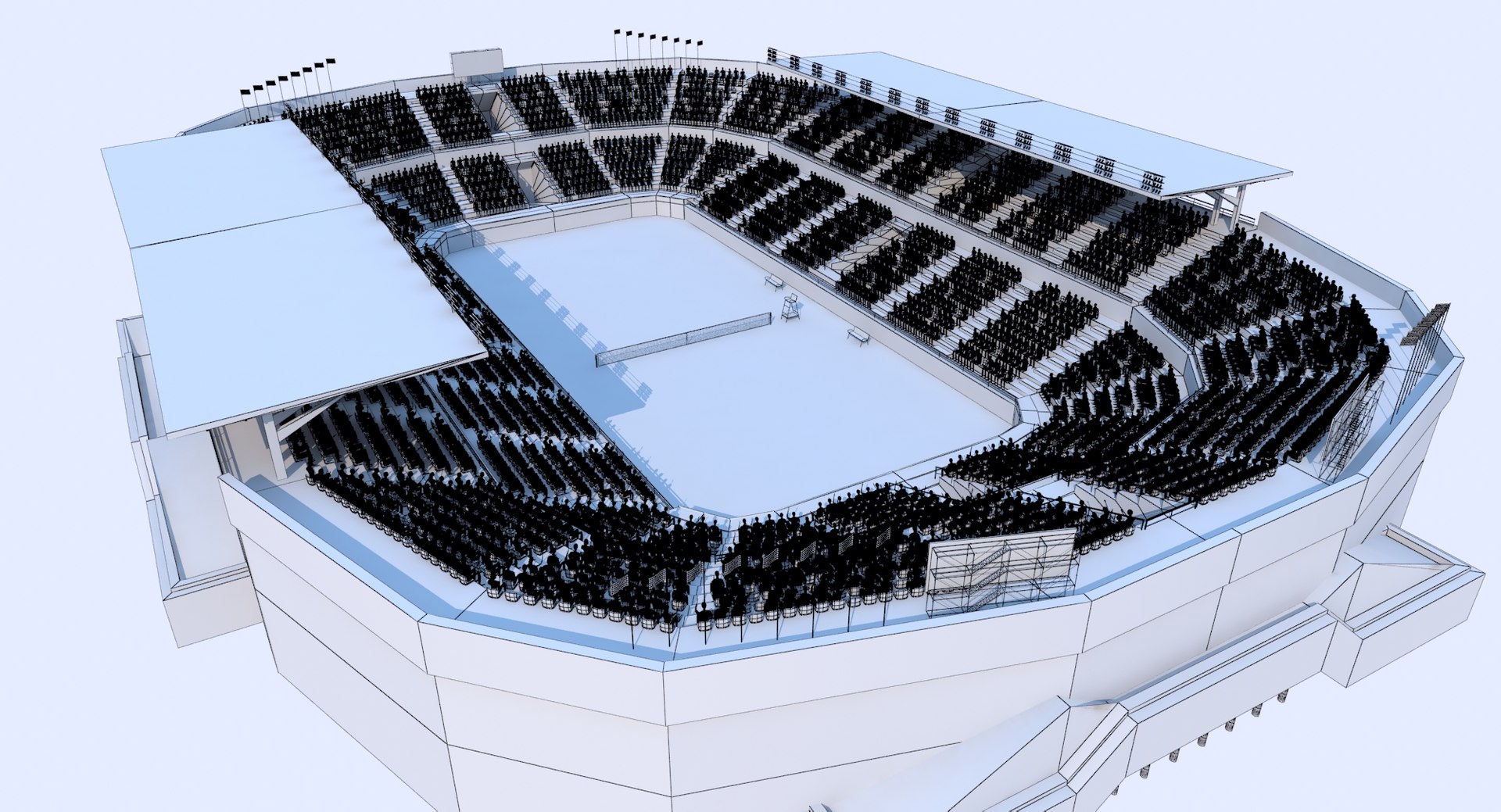 3D stadium arena - TurboSquid 1435315