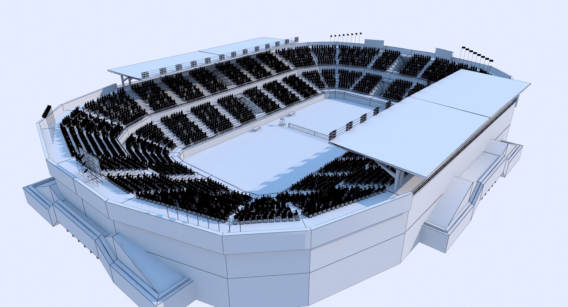 3D stadium arena - TurboSquid 1435315