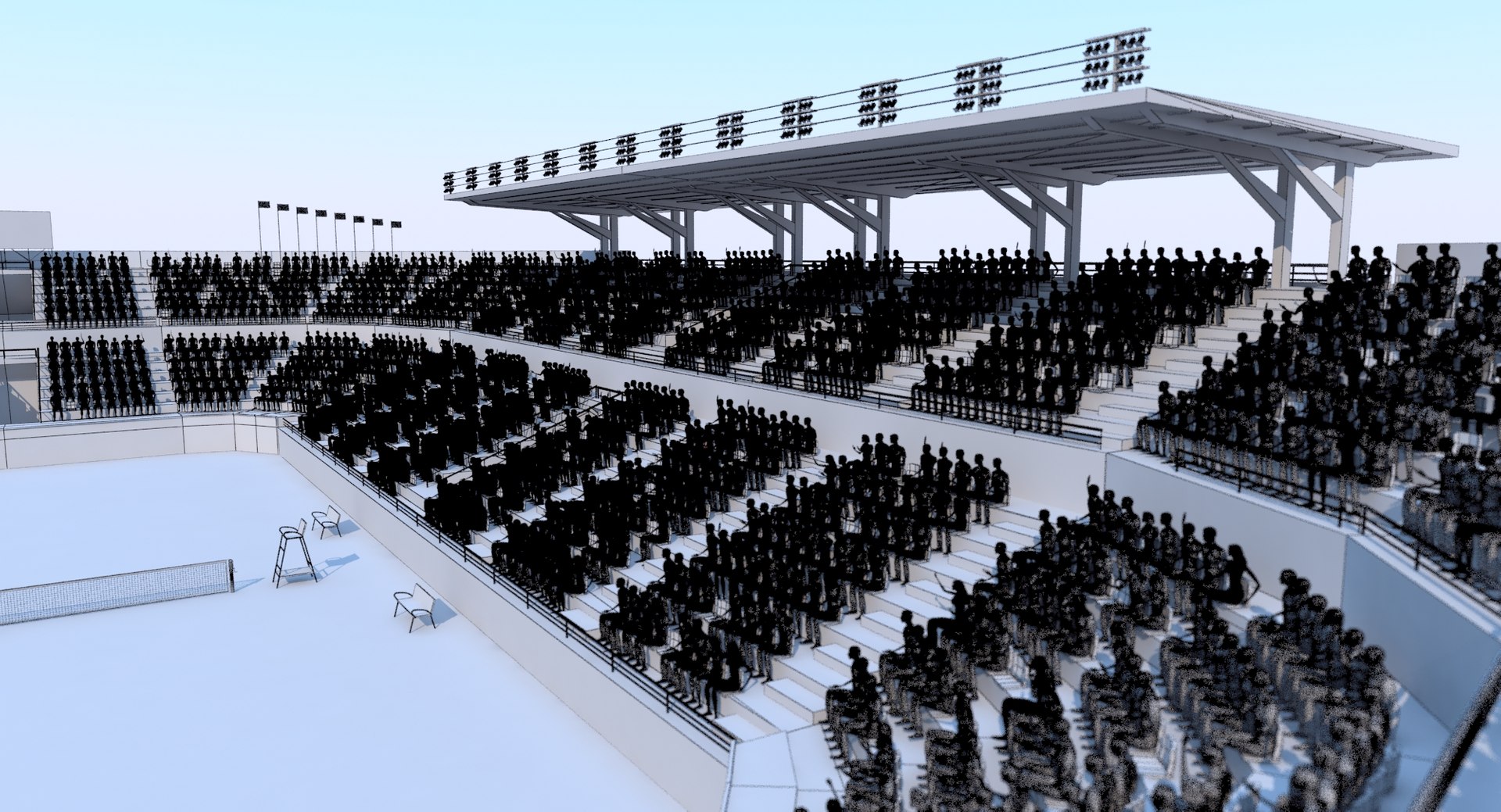 3D stadium arena - TurboSquid 1435315