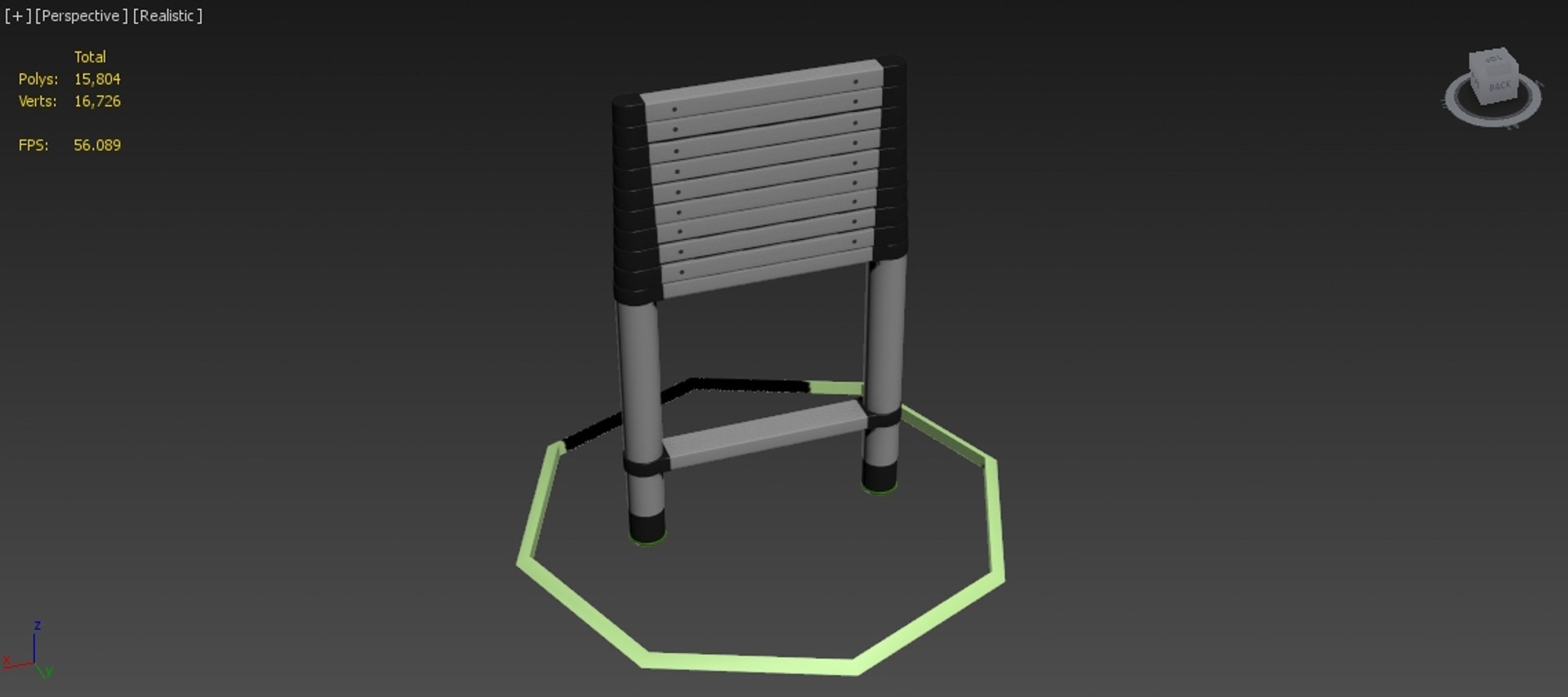 Adjustable Ladder Step 3D - TurboSquid 1460517