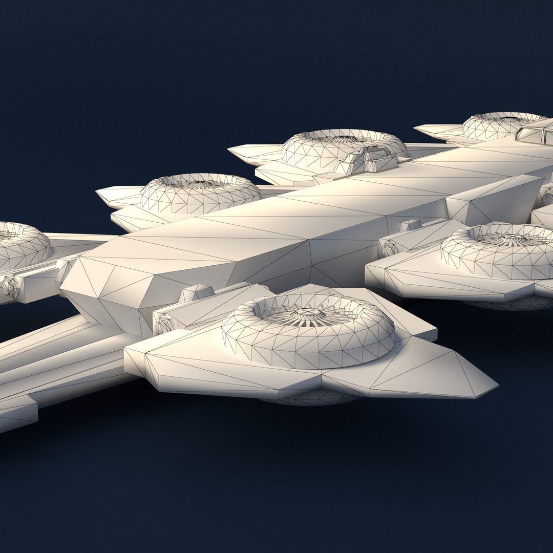 Space Ship 3D Model - TurboSquid 1415091