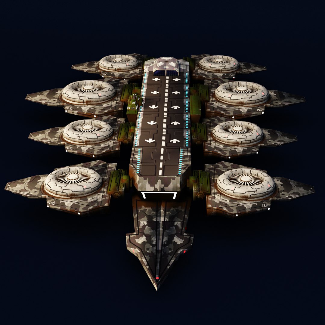 Space Ship 3D Model - TurboSquid 1415091