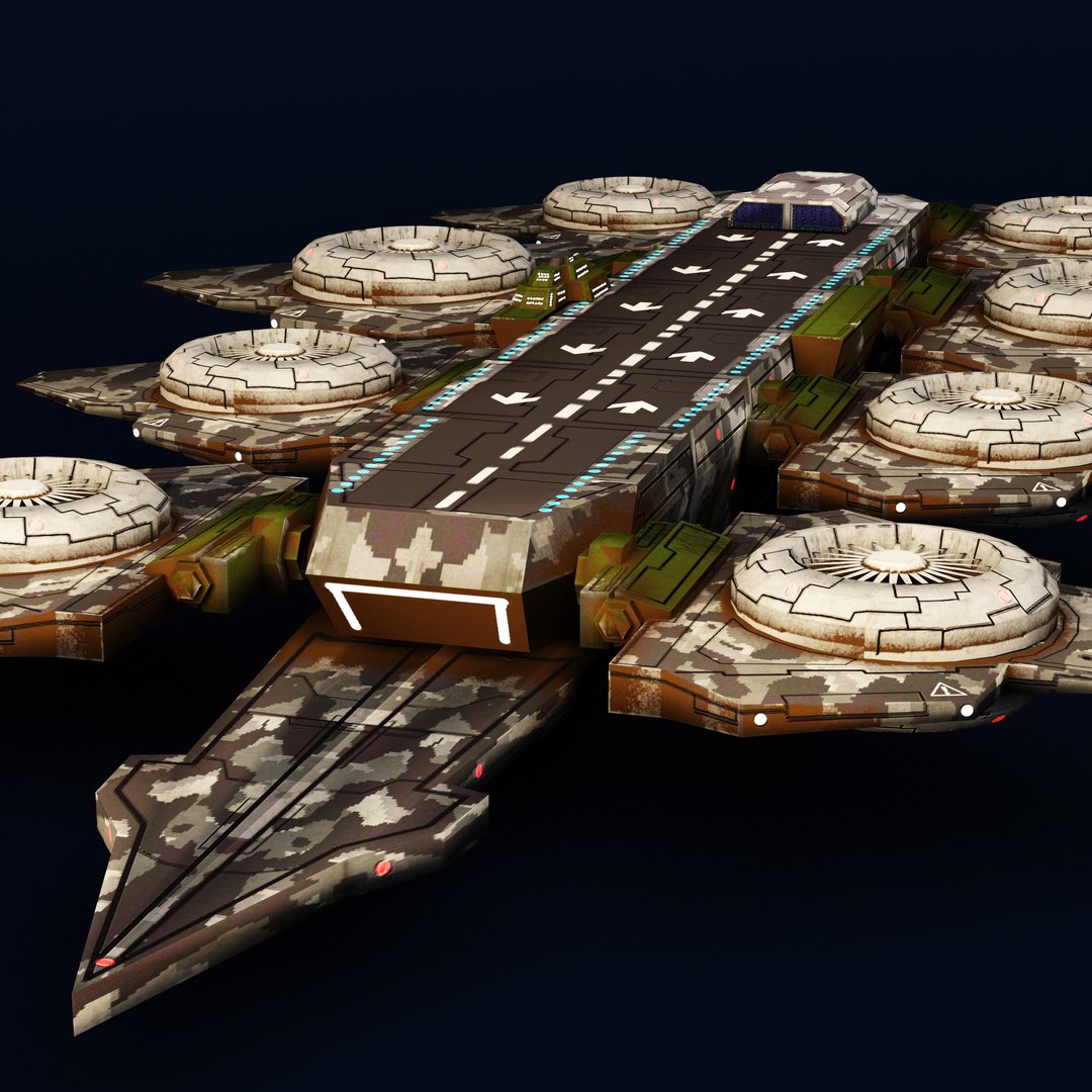 Space Ship 3D Model - TurboSquid 1415091