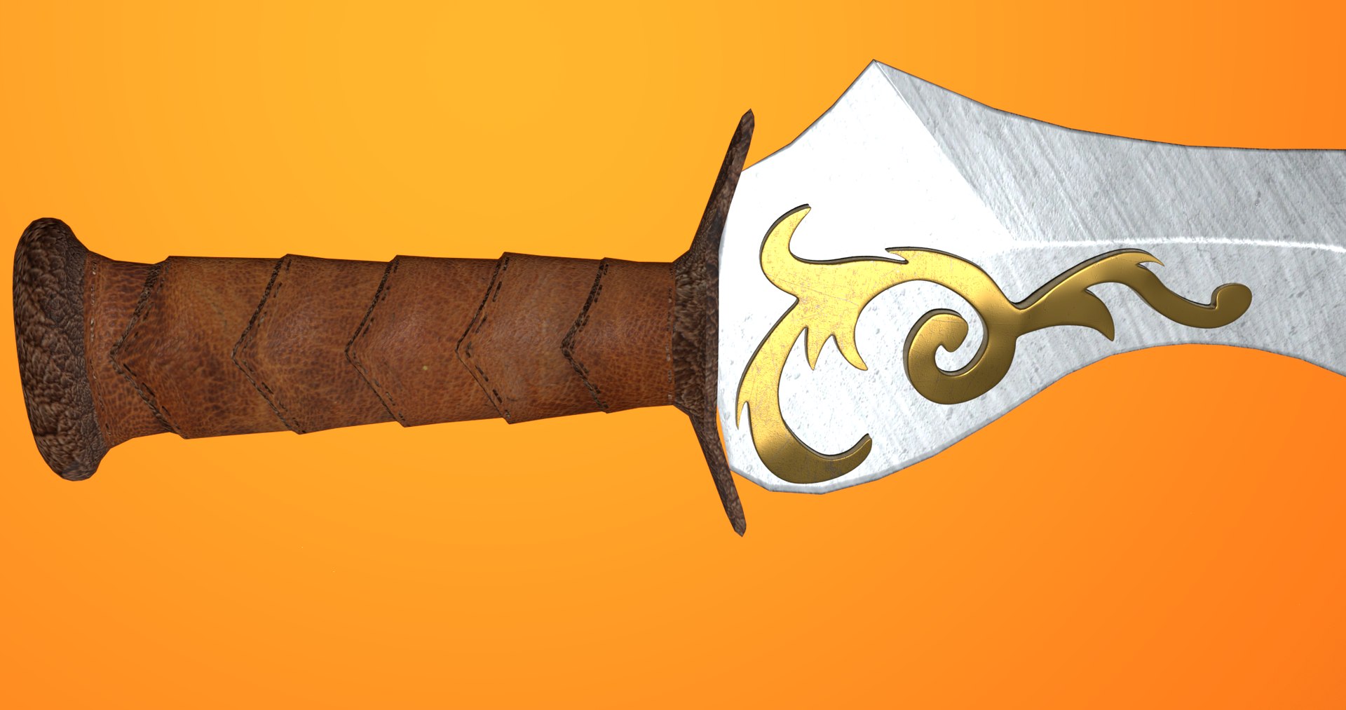 Fancy Sword Blade Model - TurboSquid 1260605