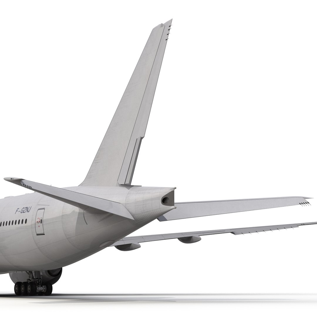 boeing 777-8x generic rigged 3d model