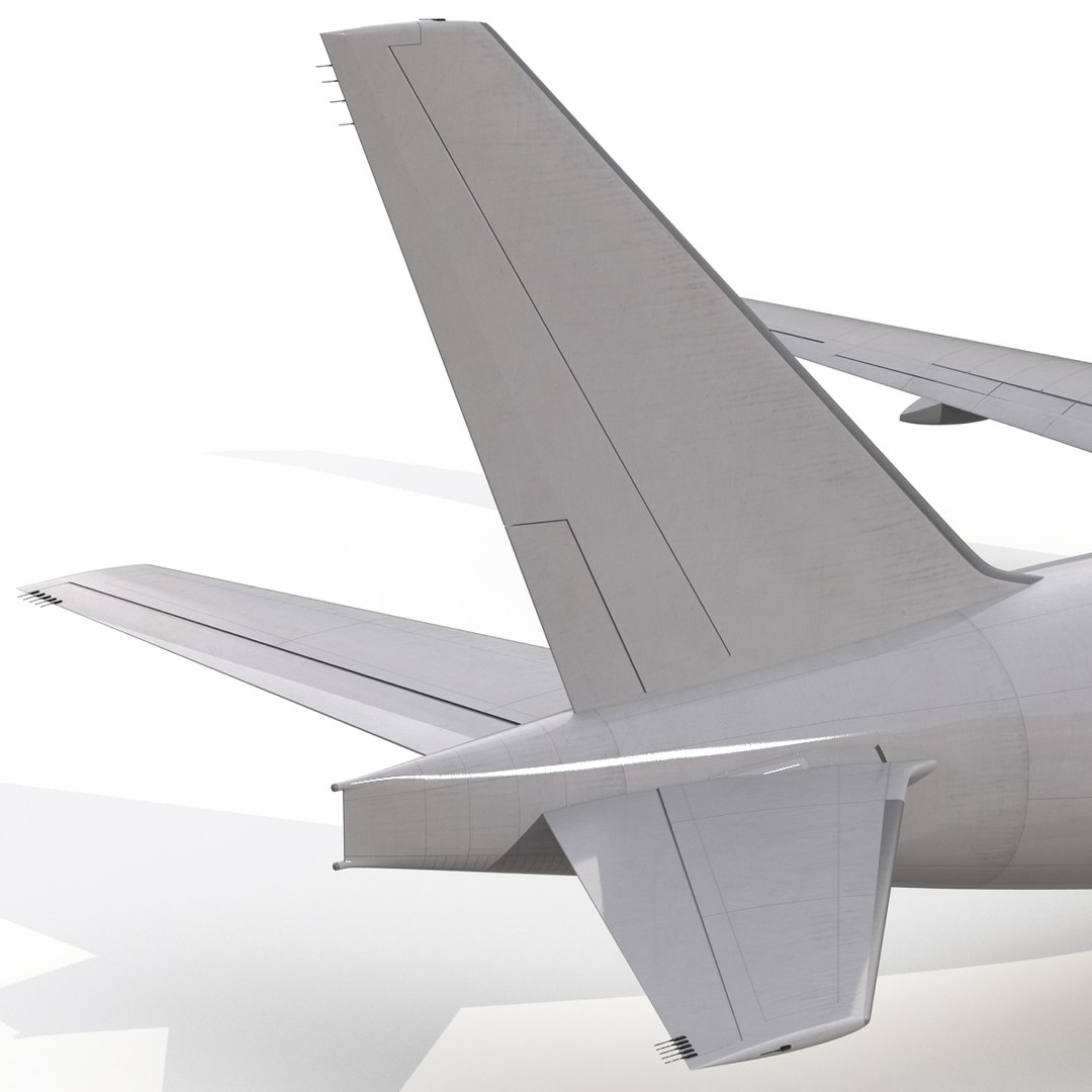 boeing 777-8x generic rigged 3d model
