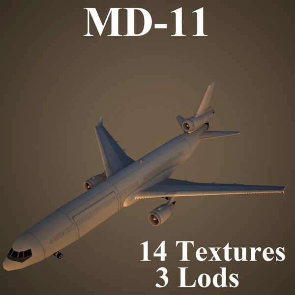 Mcdonnell Douglas MD-11 3D Models for Download | TurboSquid