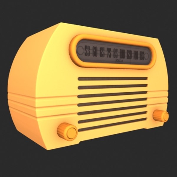 modelo 3d Radio retro - TurboSquid 516689