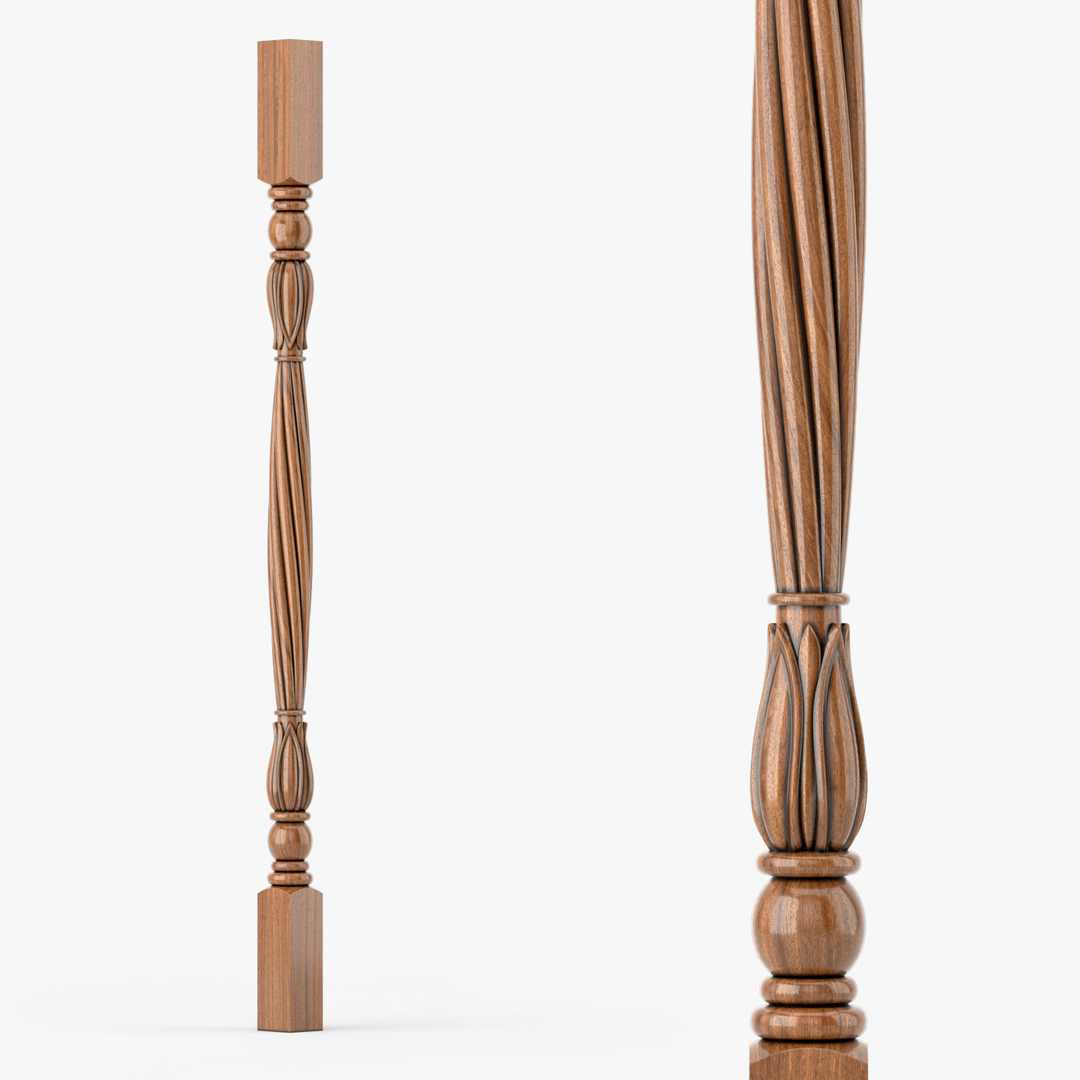 Free 3D decorative baluster b006 model - TurboSquid 1598126
