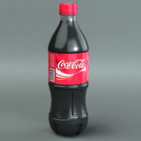 modelo 3d Botella de soda - TurboSquid 500299