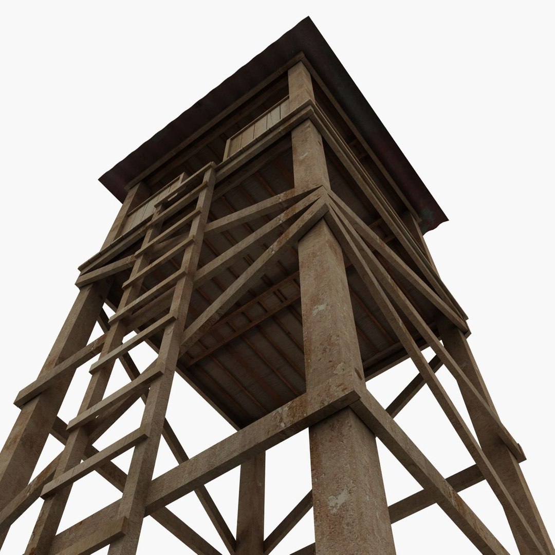 3dsmax Guard Tower