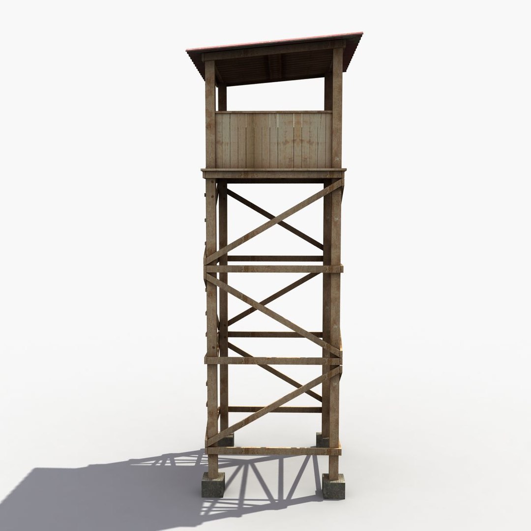 3dsmax Guard Tower
