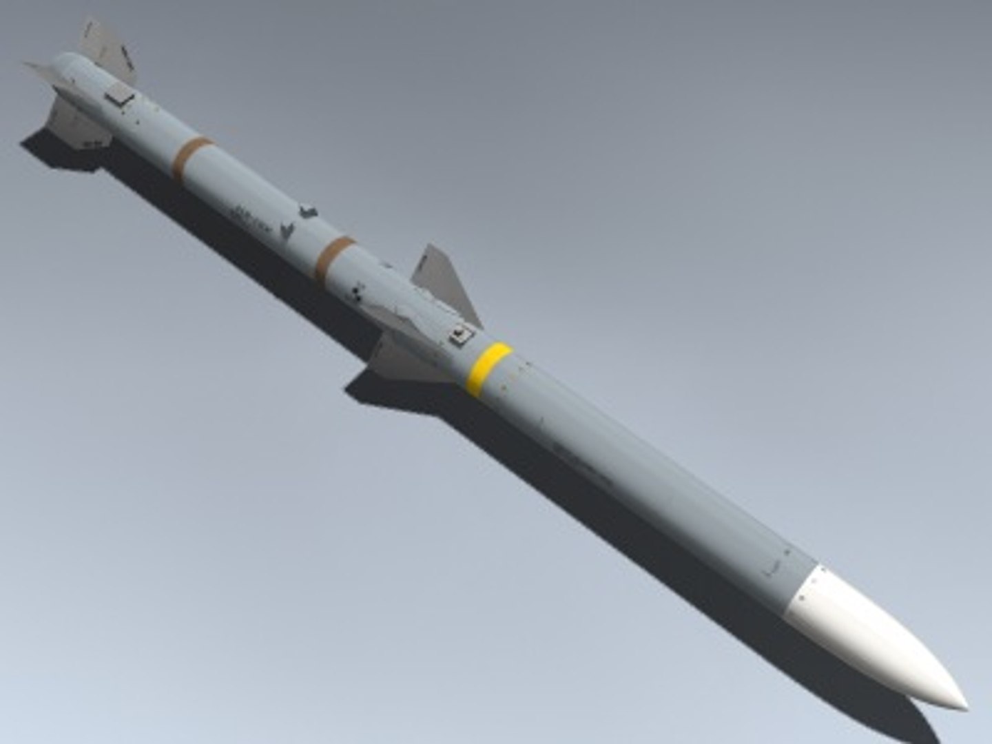 3d Model Aim-120c Amraam