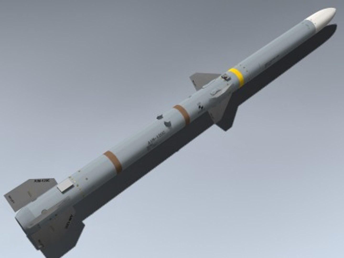 3d Model Aim-120c Amraam