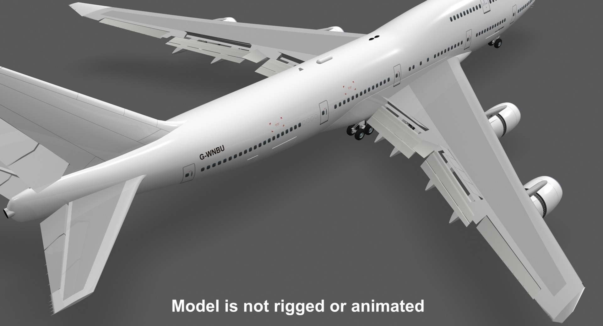 Boeing 747-400 Obj