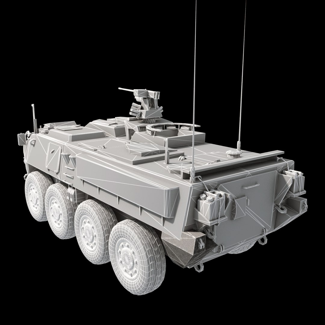 Stryker Icv Military Vehicle 3d Max