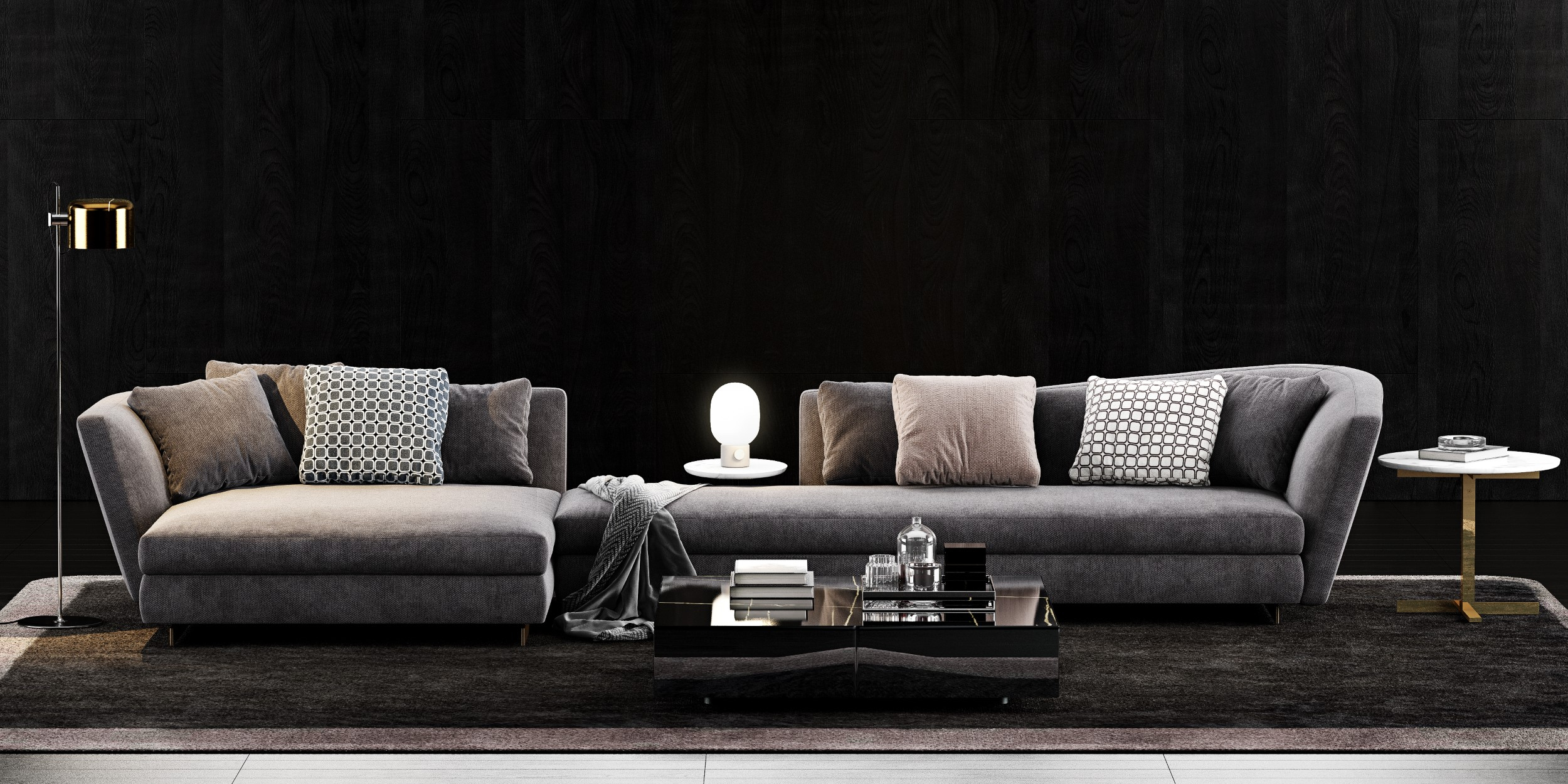 3D minotti seymour sofa 2 - TurboSquid 1590998