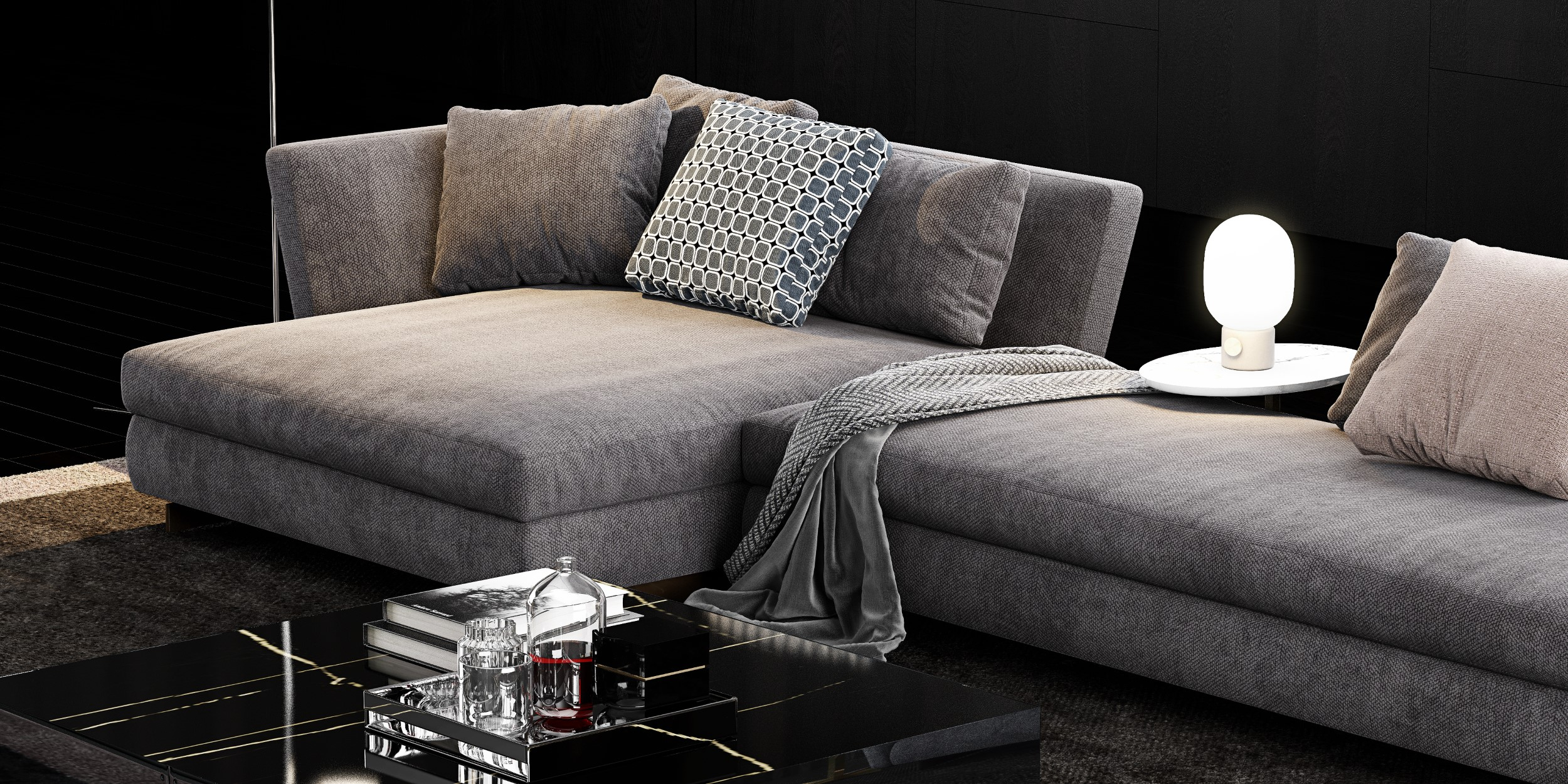 3D minotti seymour sofa 2 - TurboSquid 1590998