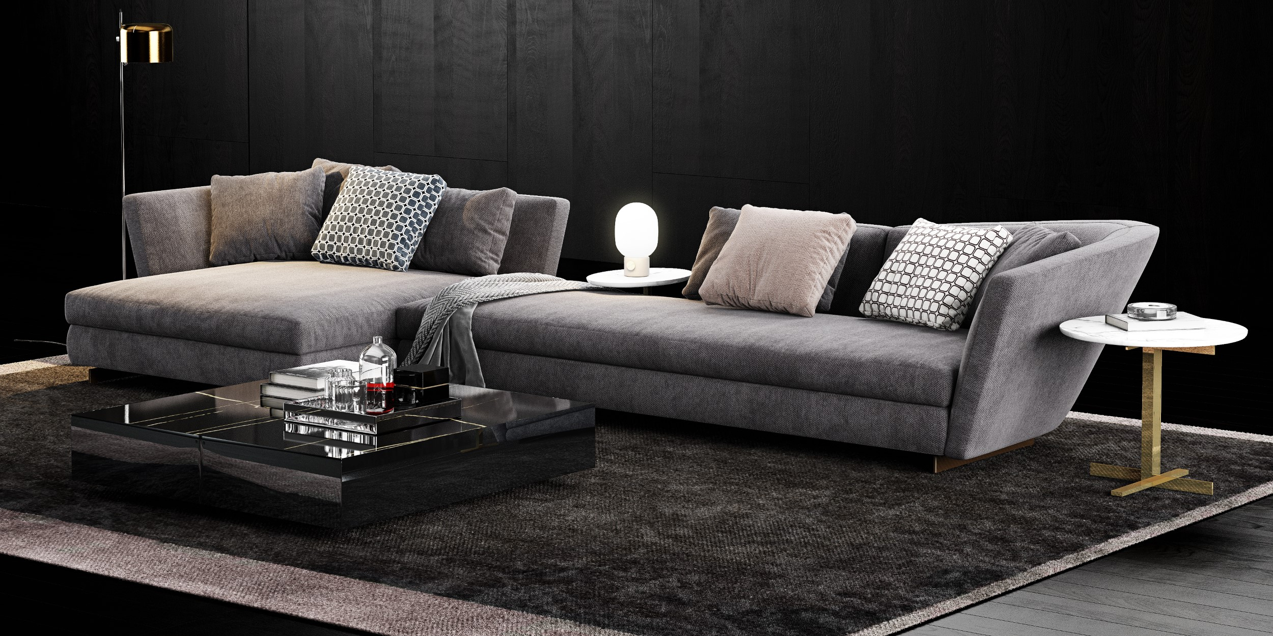 3D minotti seymour sofa 2 - TurboSquid 1590998