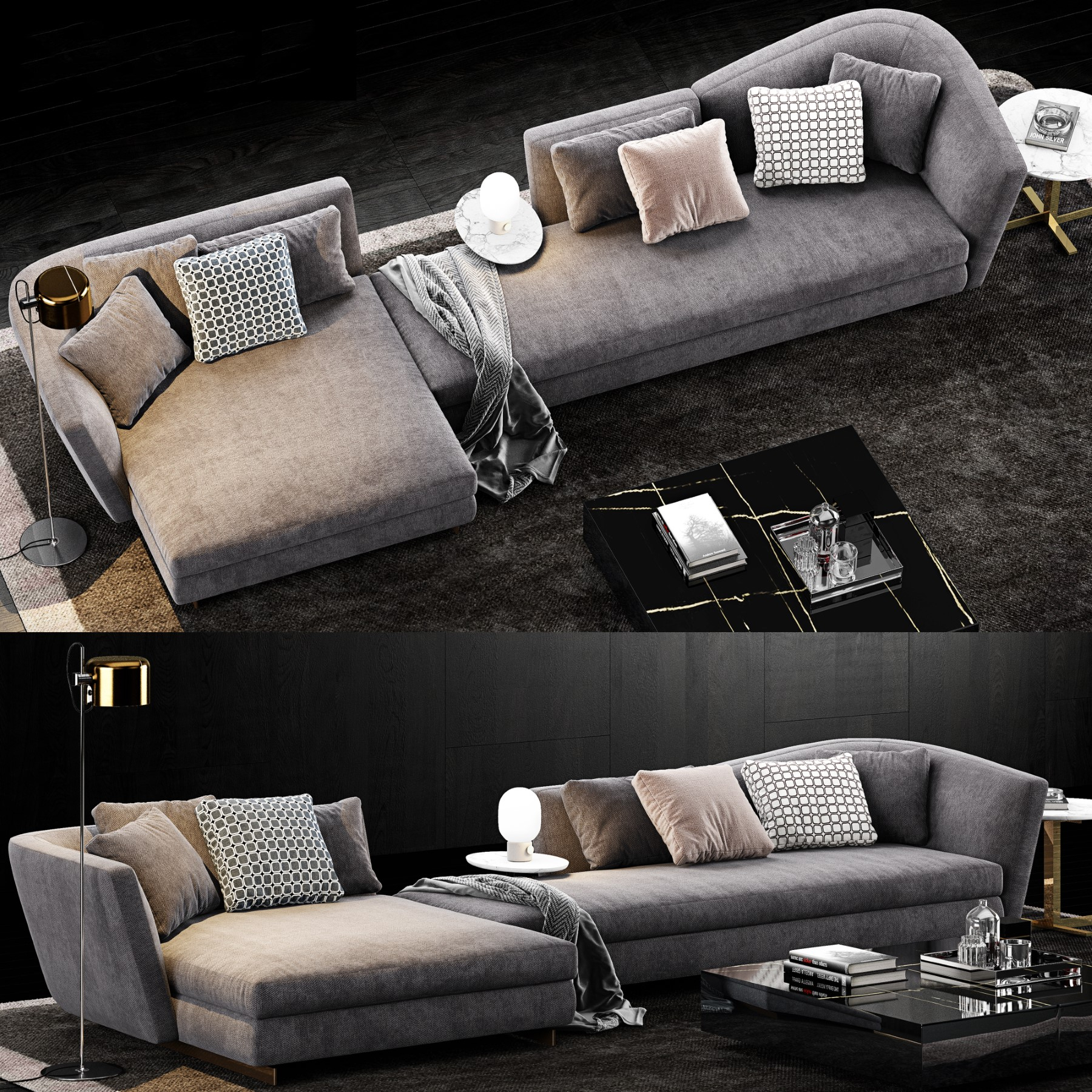 3D minotti seymour sofa 2 - TurboSquid 1590998