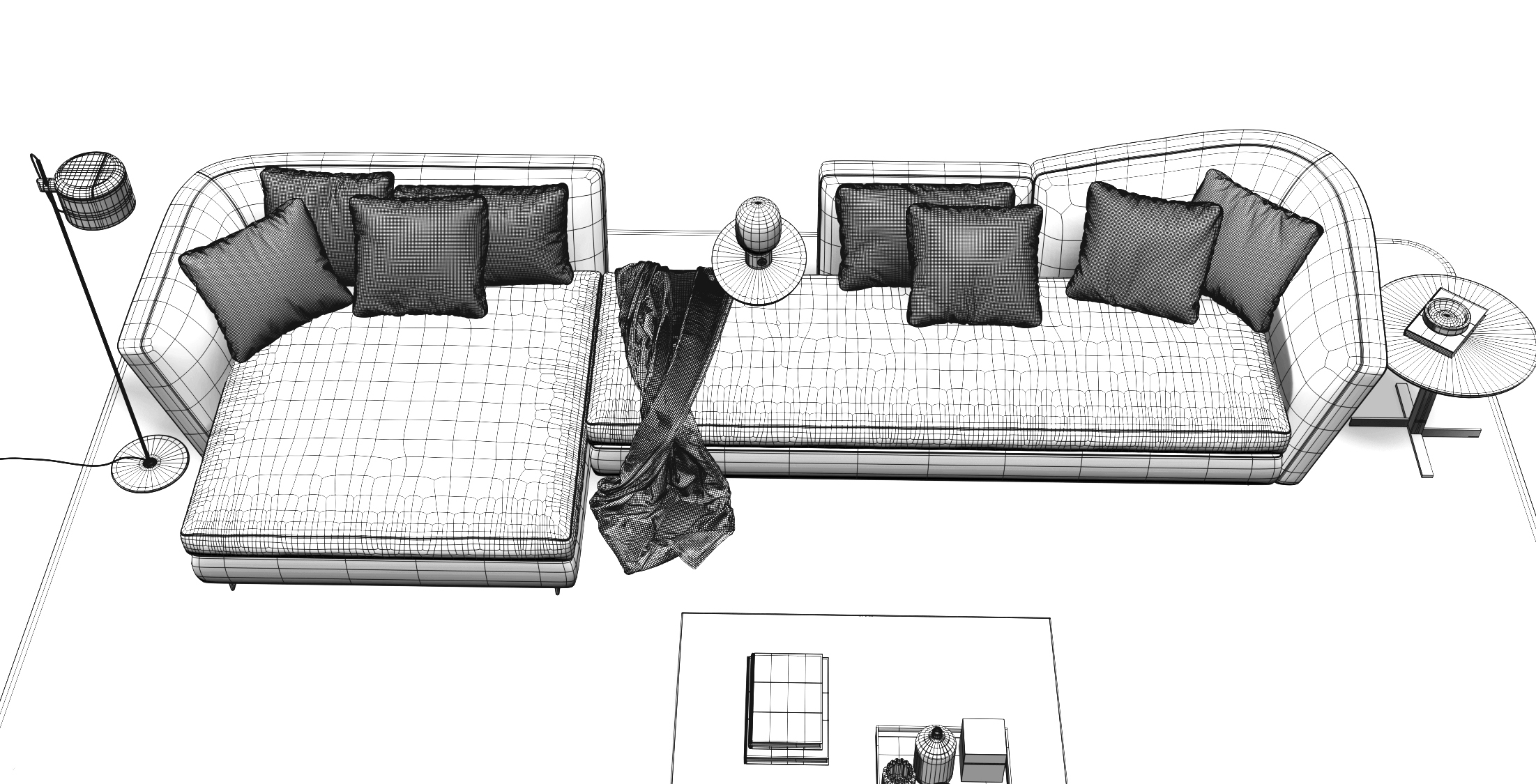 3D minotti seymour sofa 2 - TurboSquid 1590998