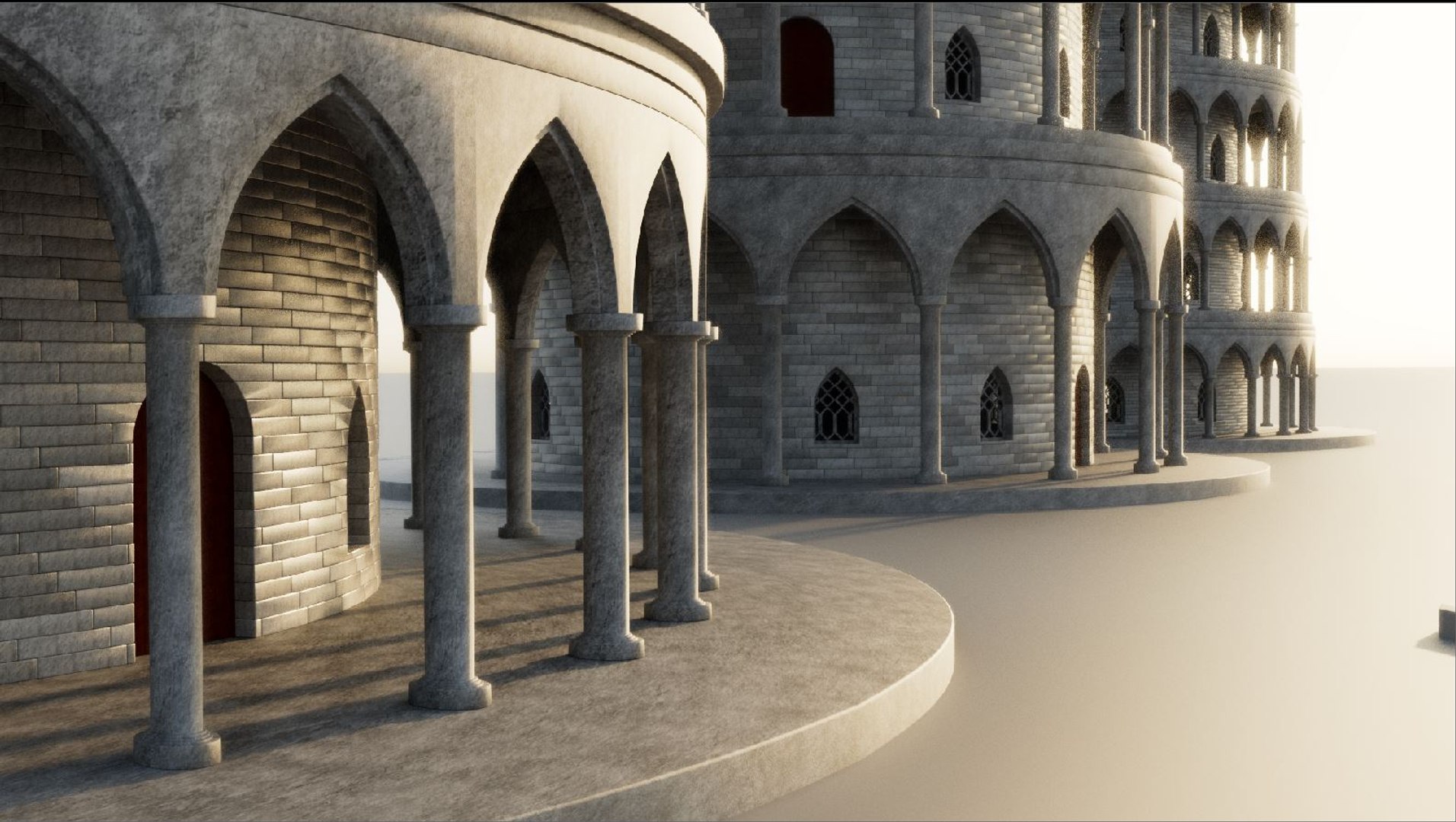 3D Roman Towers Ready Destruction - TurboSquid 1413270