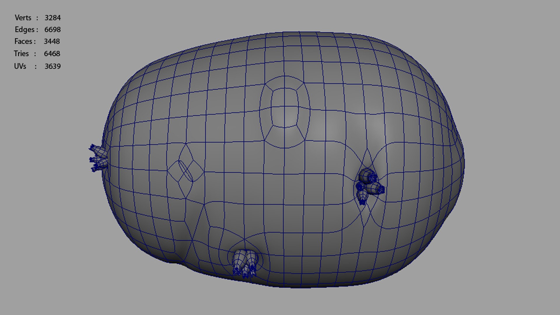 potato 3d model