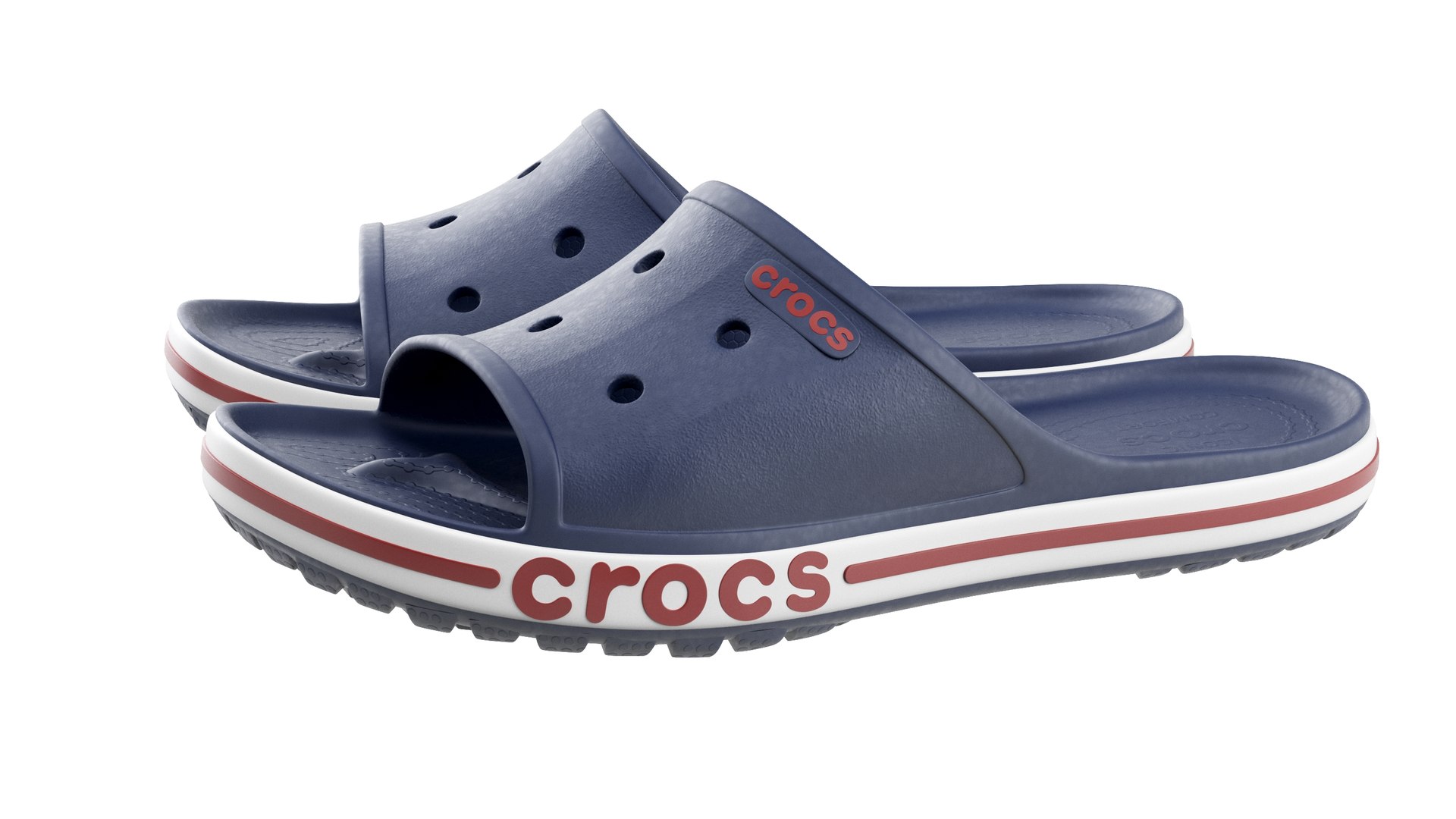 3D Crocs Bayaband Slide Model - TurboSquid 2409666