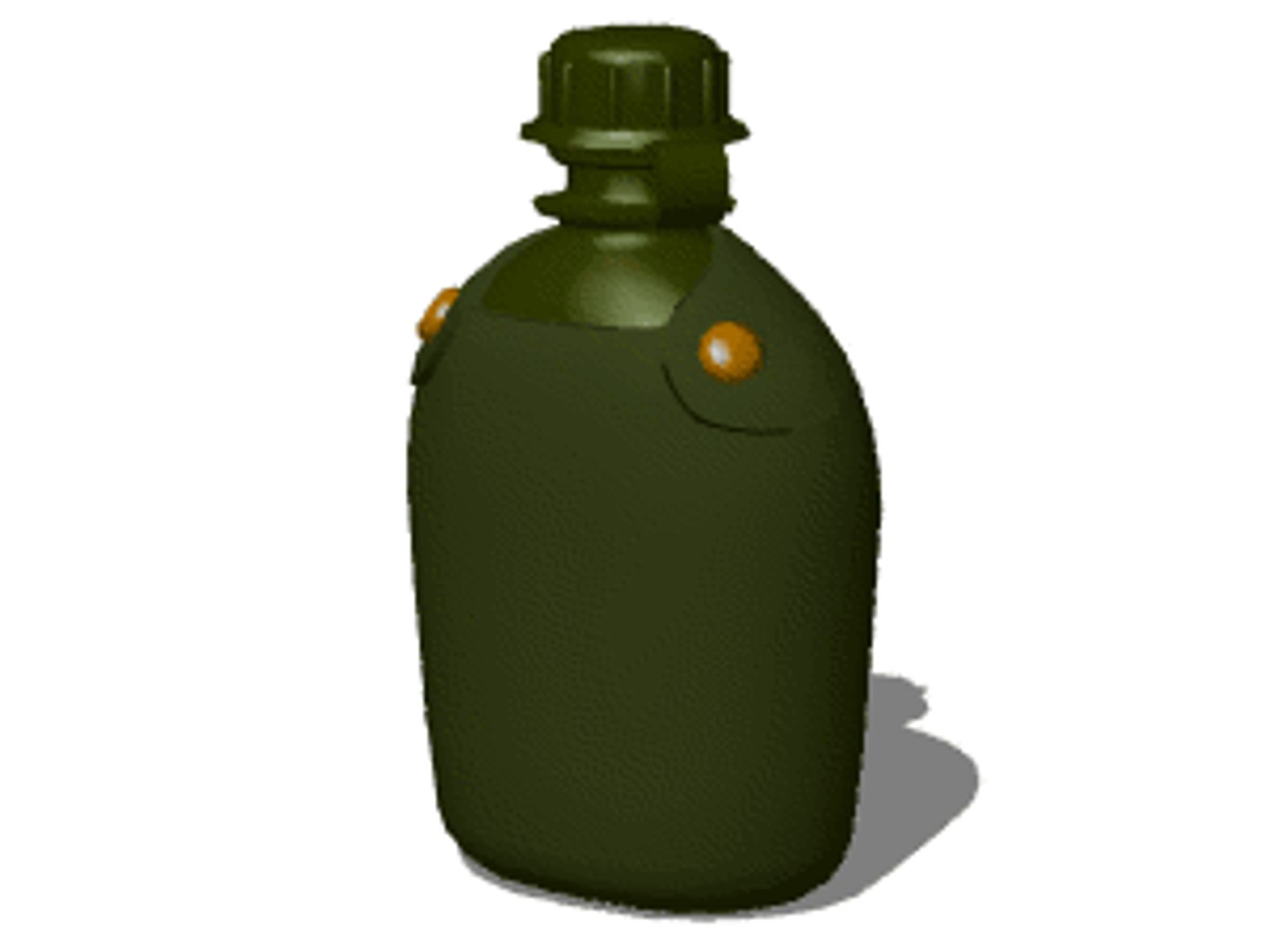 3d flask bottle