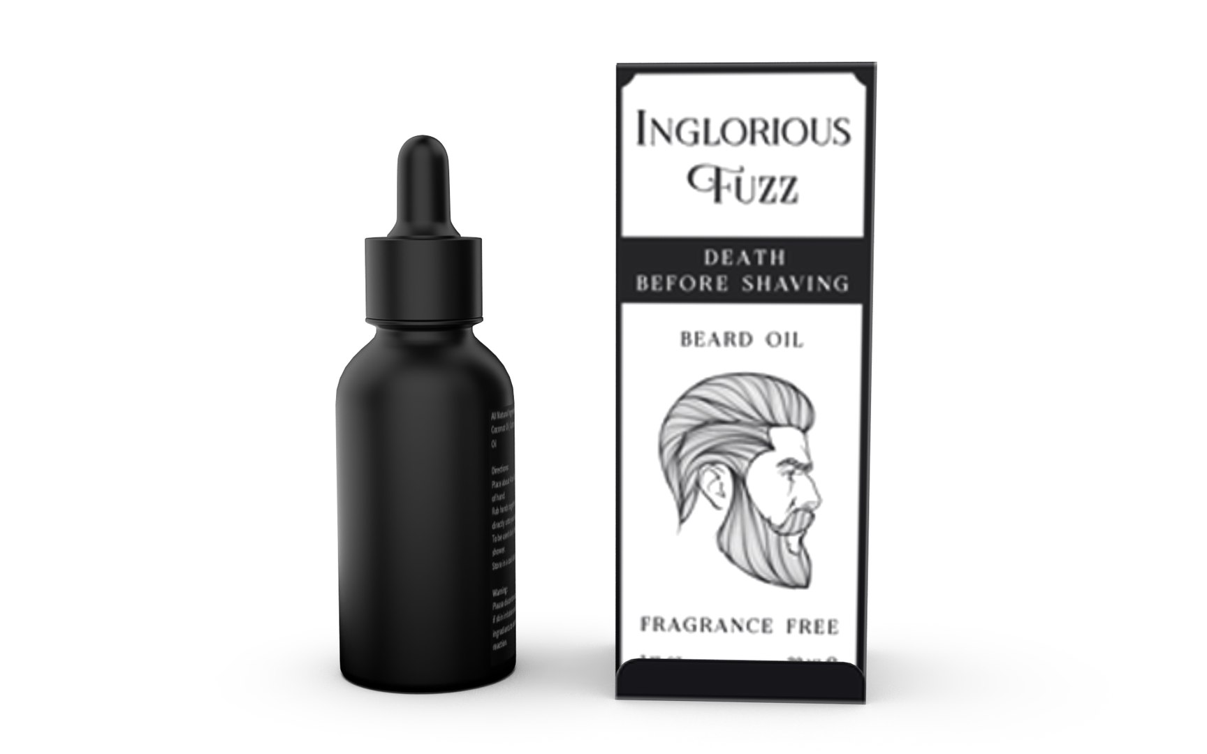 3D beard oil bottle model - TurboSquid 1670662