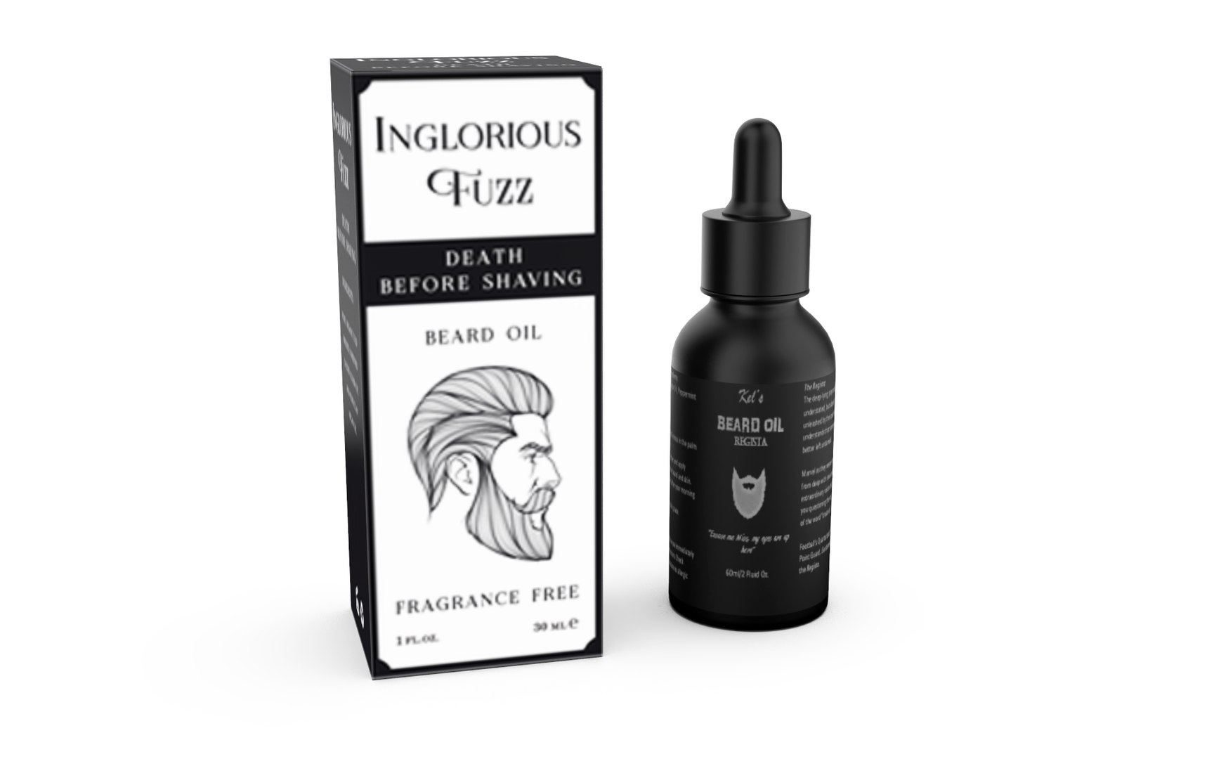 3D beard oil bottle model - TurboSquid 1670662