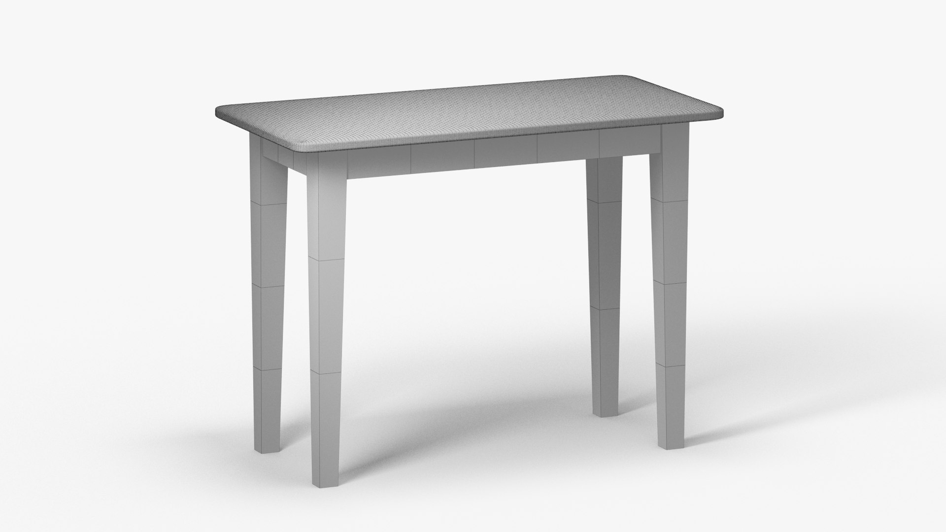 Walnut Solid Wood Table 3D Model - TurboSquid 2323984