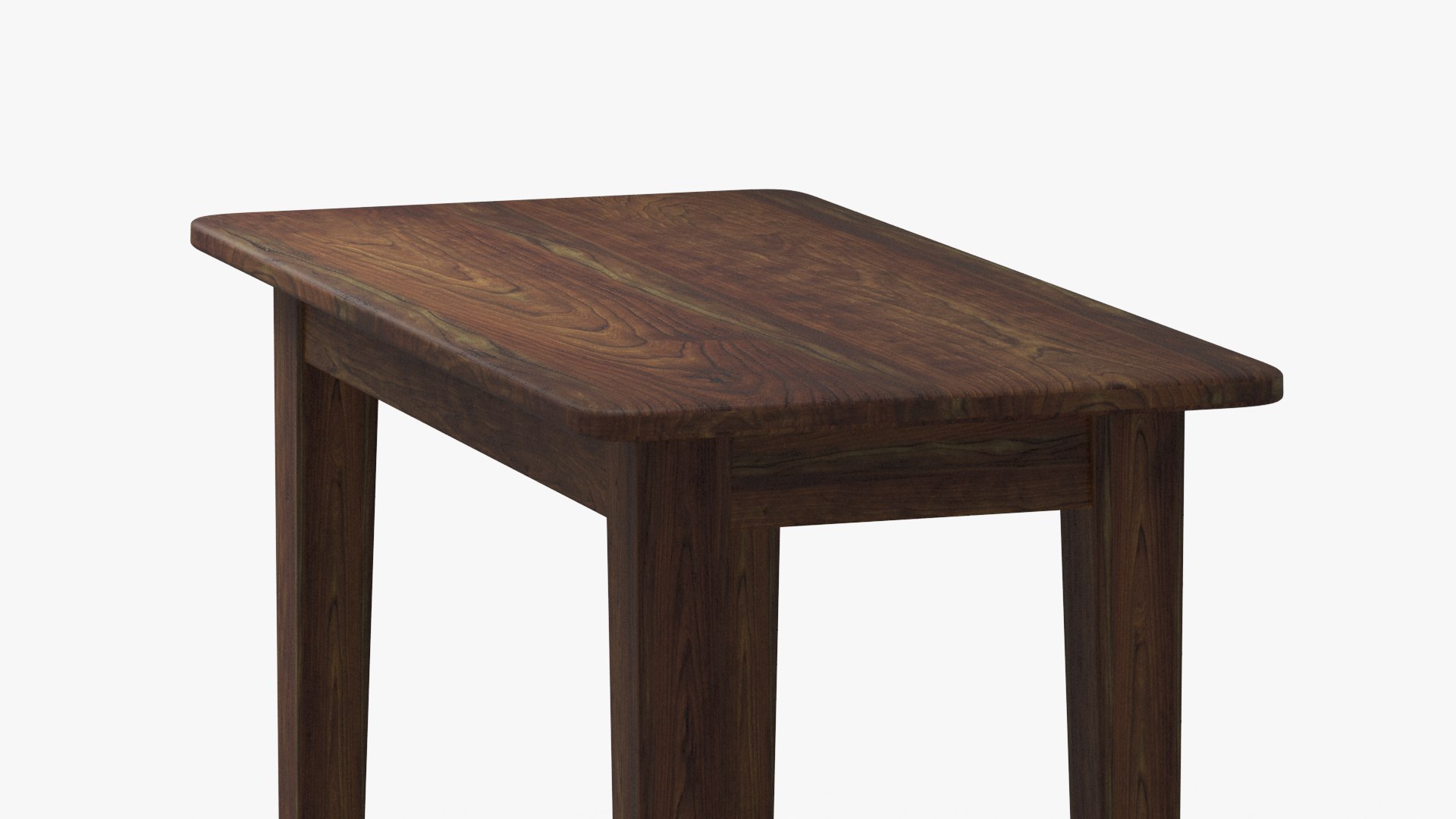 Walnut Solid Wood Table 3D Model - TurboSquid 2323984