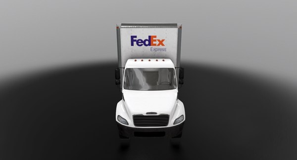 modelo 3d Freightliner M2 Fedex Express - TurboSquid 1284281
